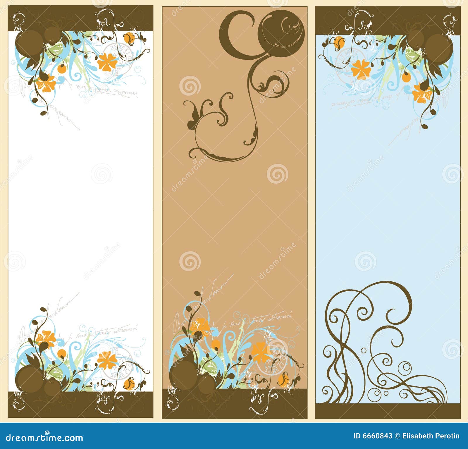 Decorative banners stock vector. Illustration of element - 6660843