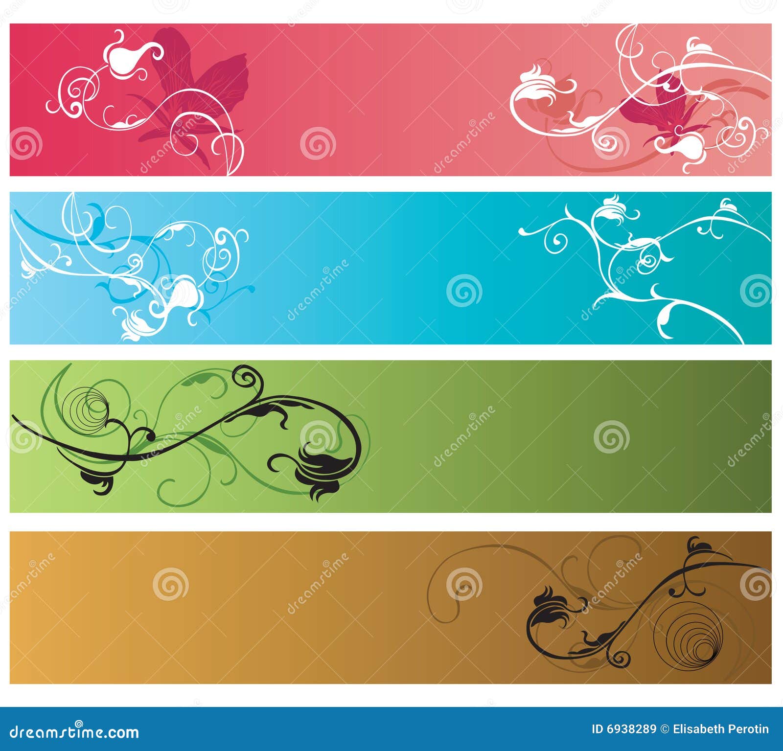 Decorative banners stock vector. Illustration of banners - 6938289