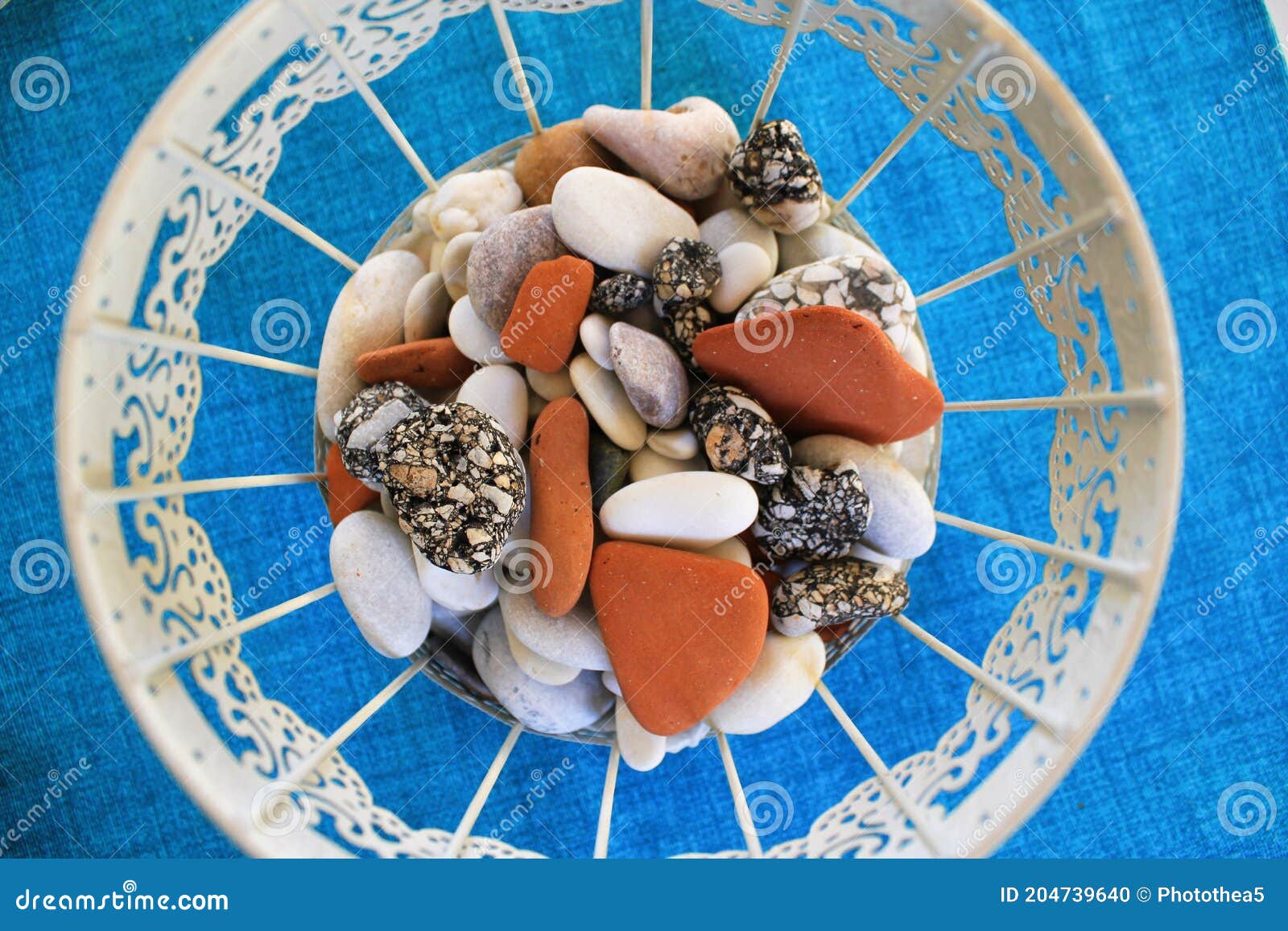Decorative Beach Pebbles Close Up Stock Photo - Image of backgound ...