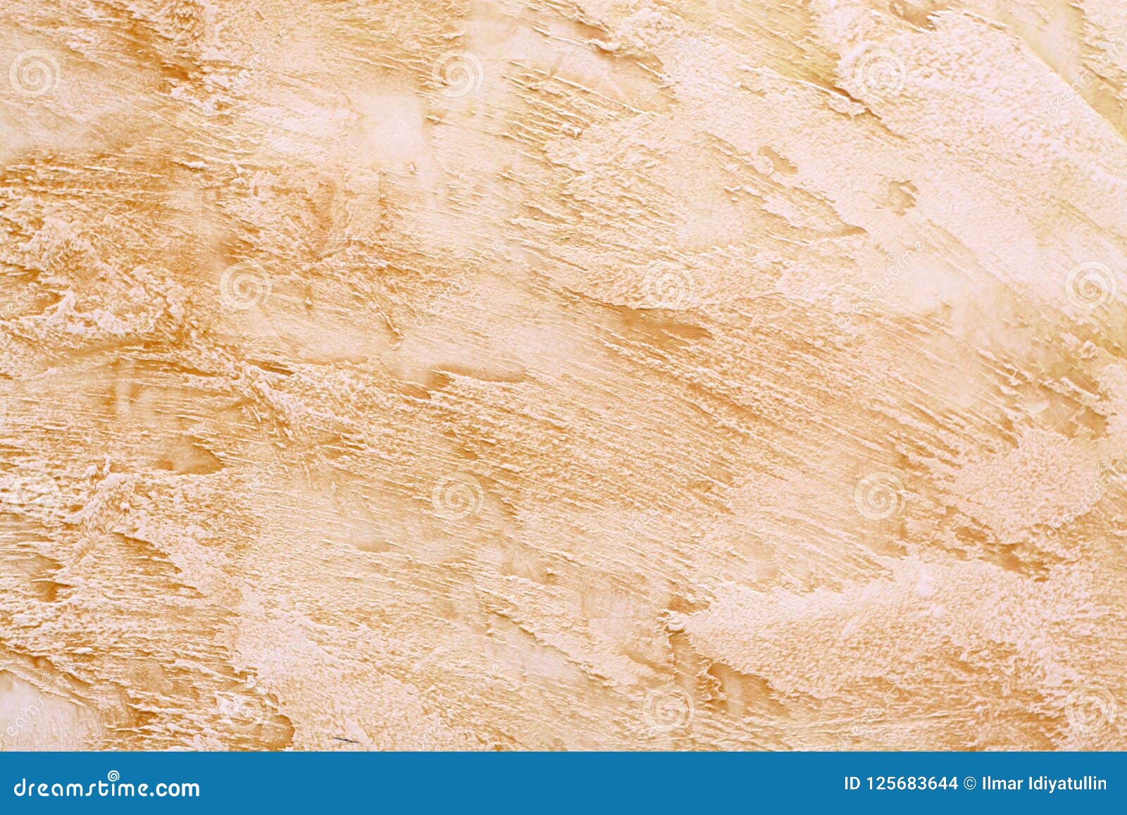 Decorative Beige Plaster on the Wall. Stock Photo - Image of textured ...
