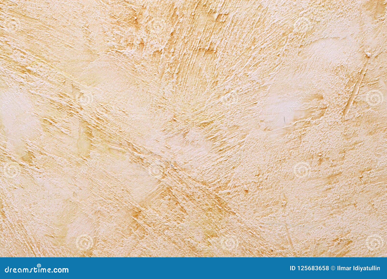 Decorative Beige Plaster on the Wall. Stock Photo - Image of pattern ...