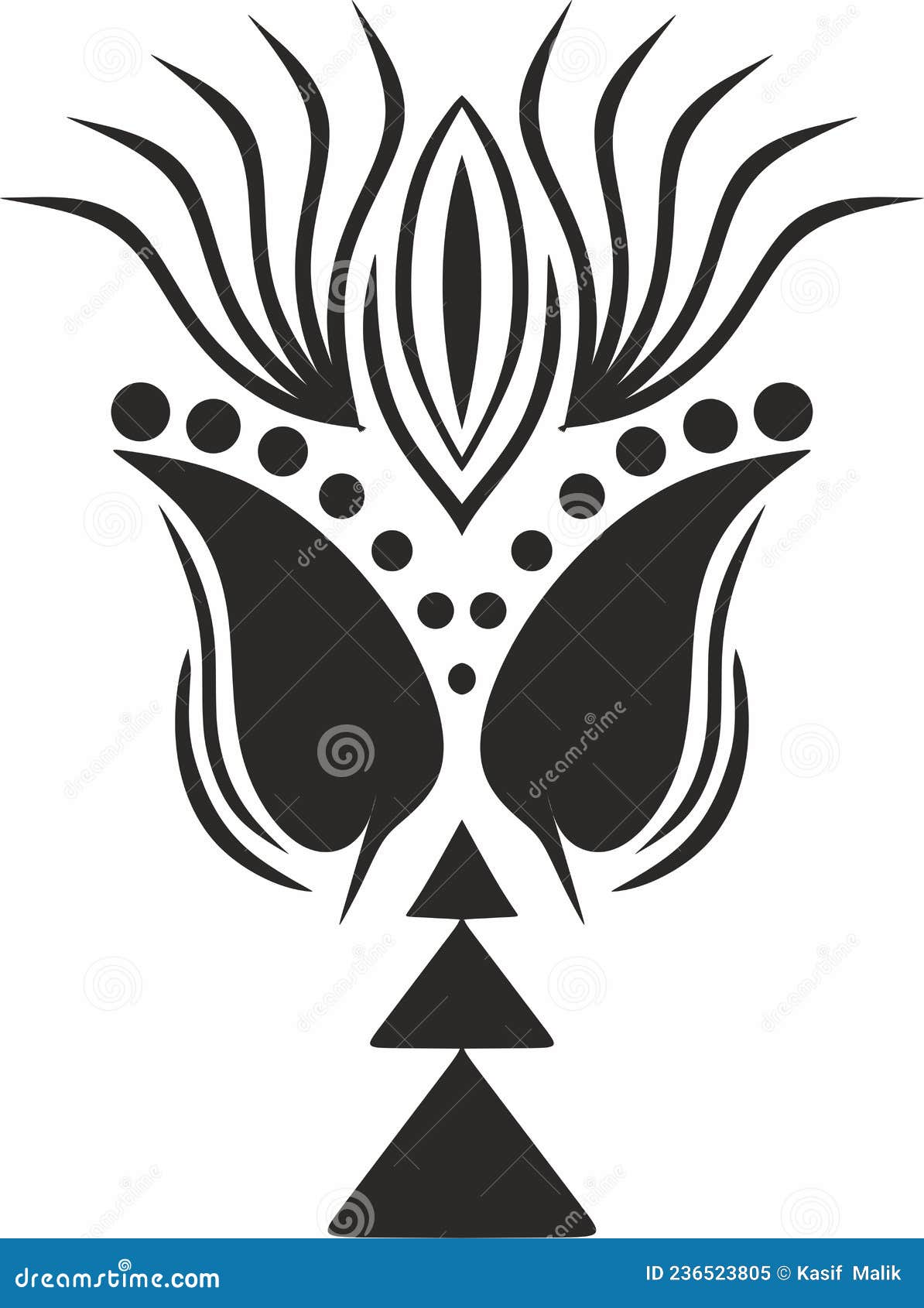 Decorative black design stock vector. Illustration of decorativepattern ...