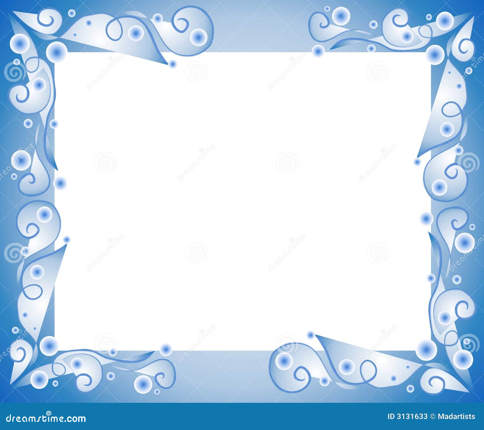 Decorative Blue Frame Border Stock Illustration - Illustration of ... Decorative Blue Frame Border Stock Illustration - Illustration of ...