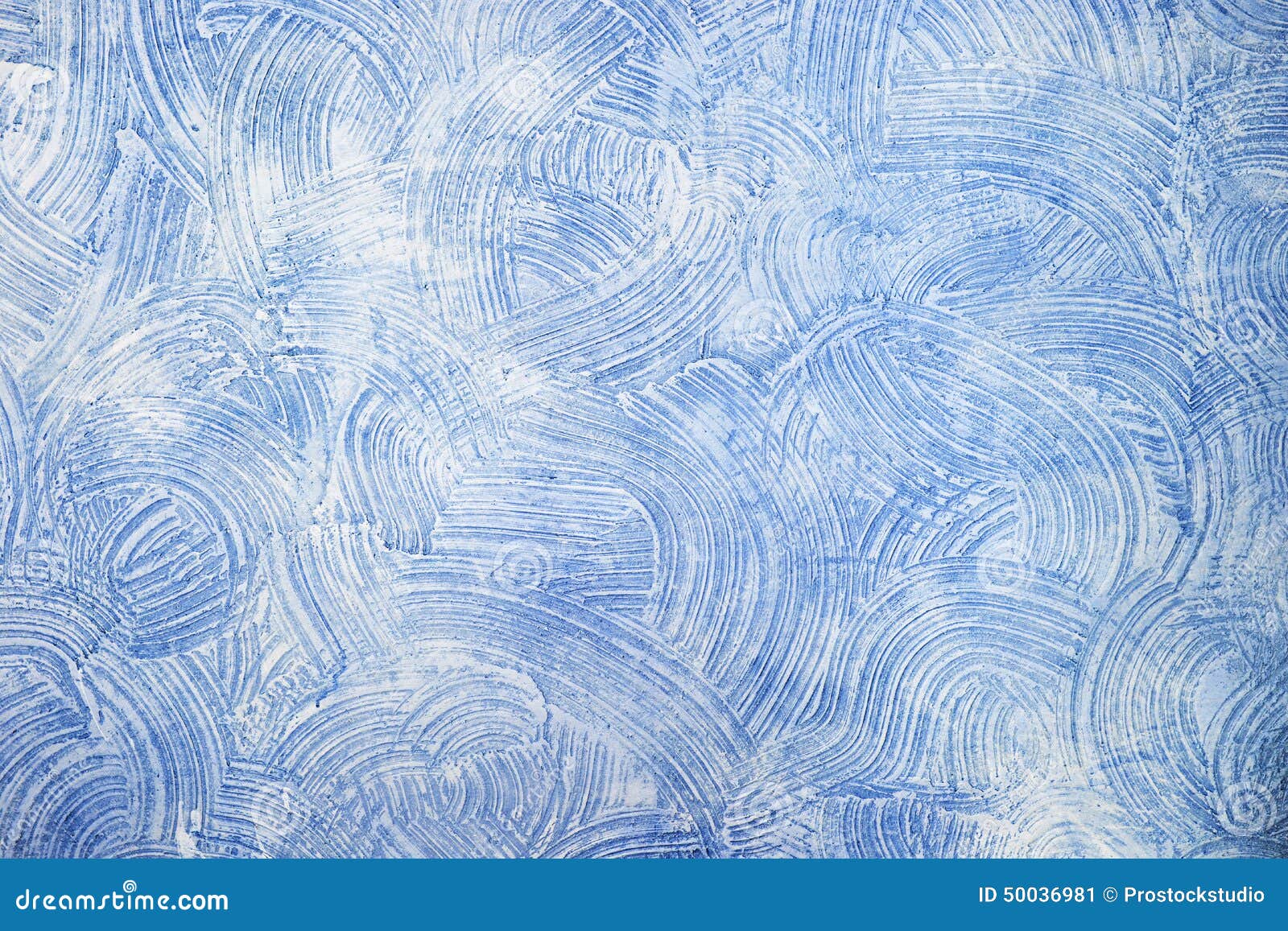 Decorative Blue Plaster Texture on the Wall - Background Stock Image ...