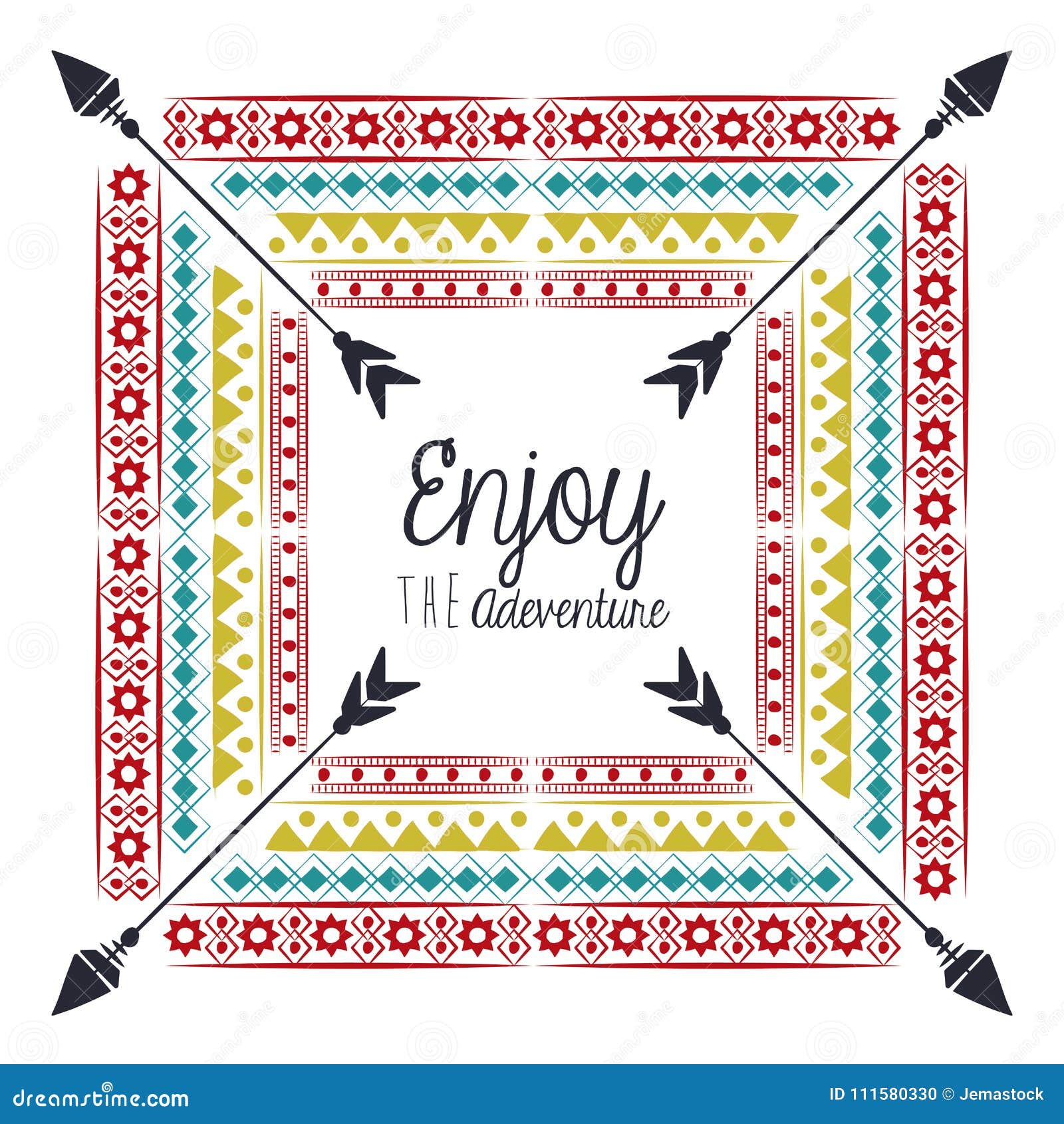 Decorative Boho Pattern Background Stock Vector - Illustration of drawn ...