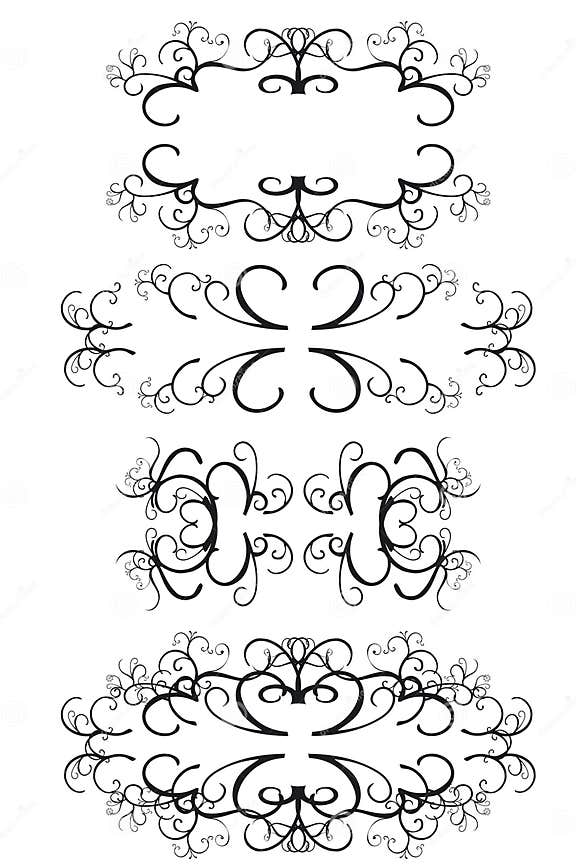Decorative Borders stock vector. Illustration of background - 1105036