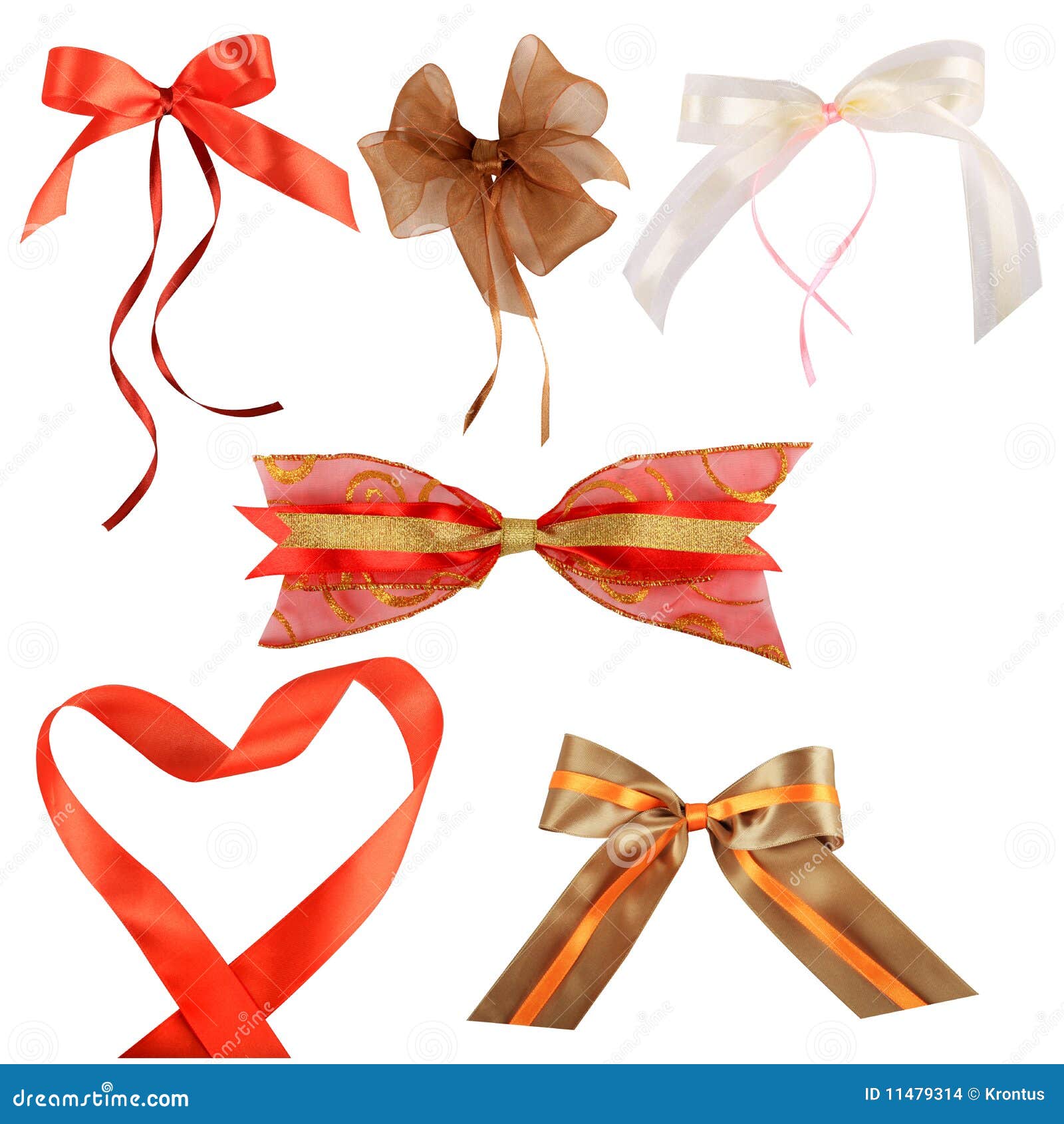 Decorative bows isolated stock photo. Image of holiday - 11479314