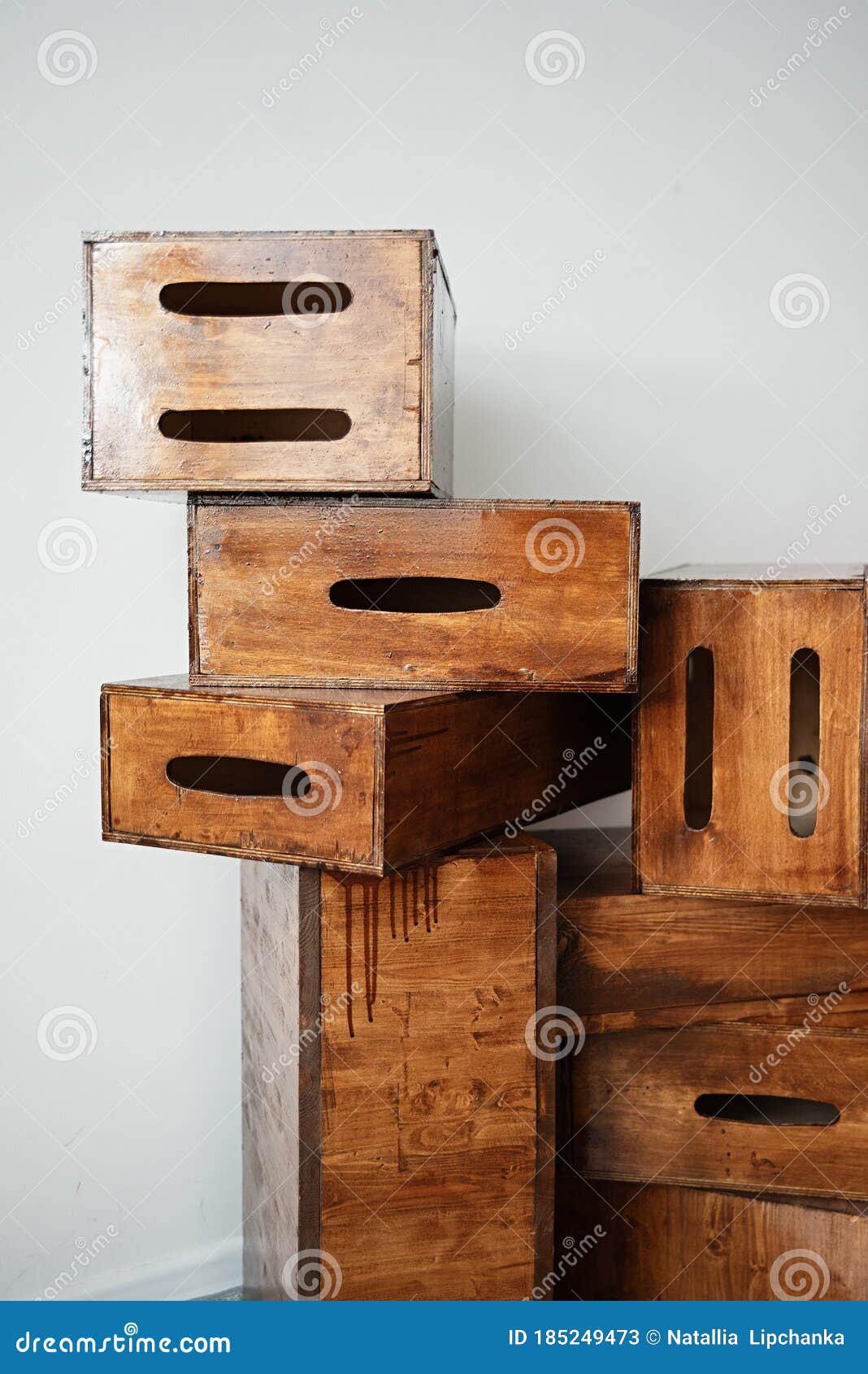 Decorative Boxes Stacked Stacked on Top of Each Stock Image - Image of ...