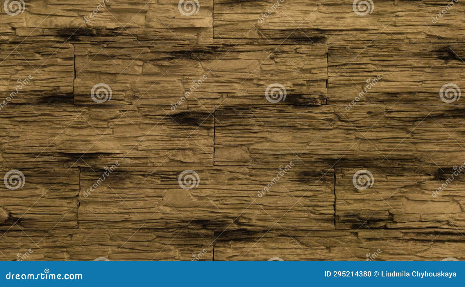 Decorative Brick with Patterns. Yellow Brick Wall. Yellow Background ...