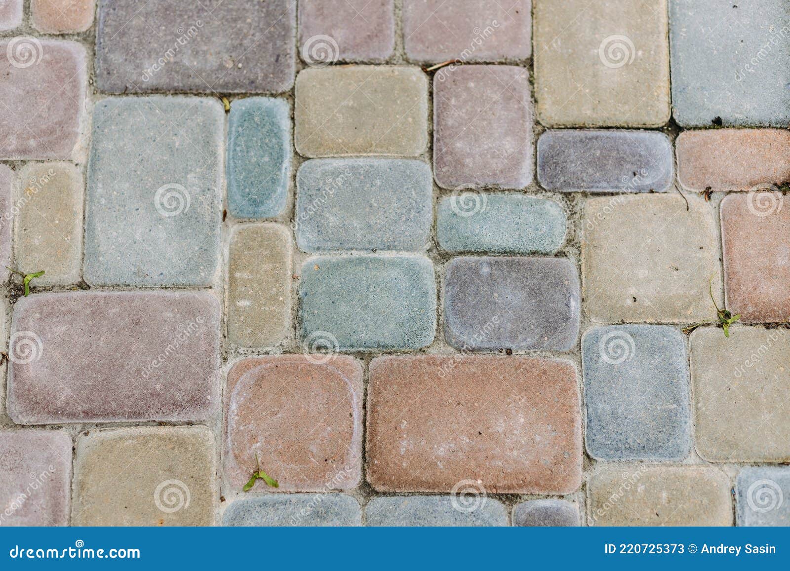 Decorative Brick Texture Background Colored Bricks Modern Pavement ...