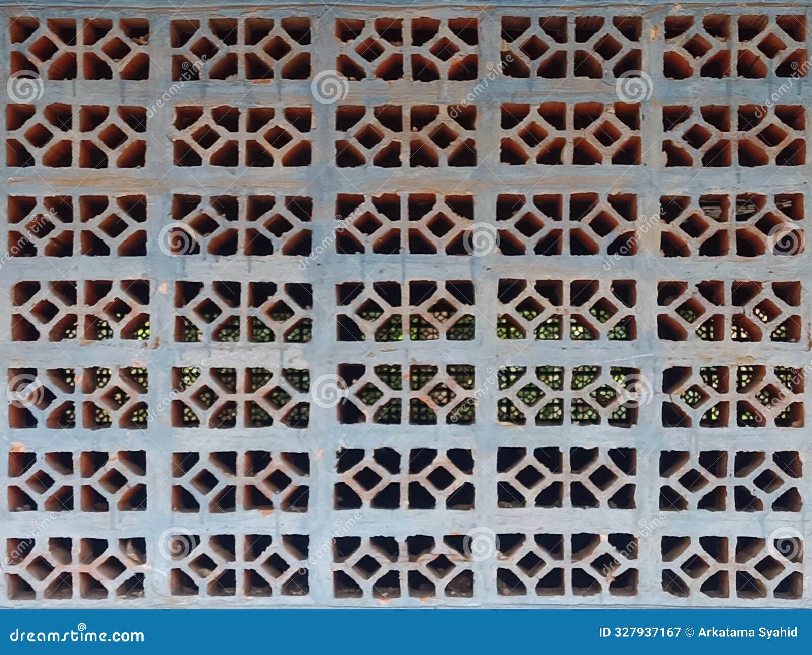 Decorative Brick Texture Background. Stock Photo Facade Fence ...