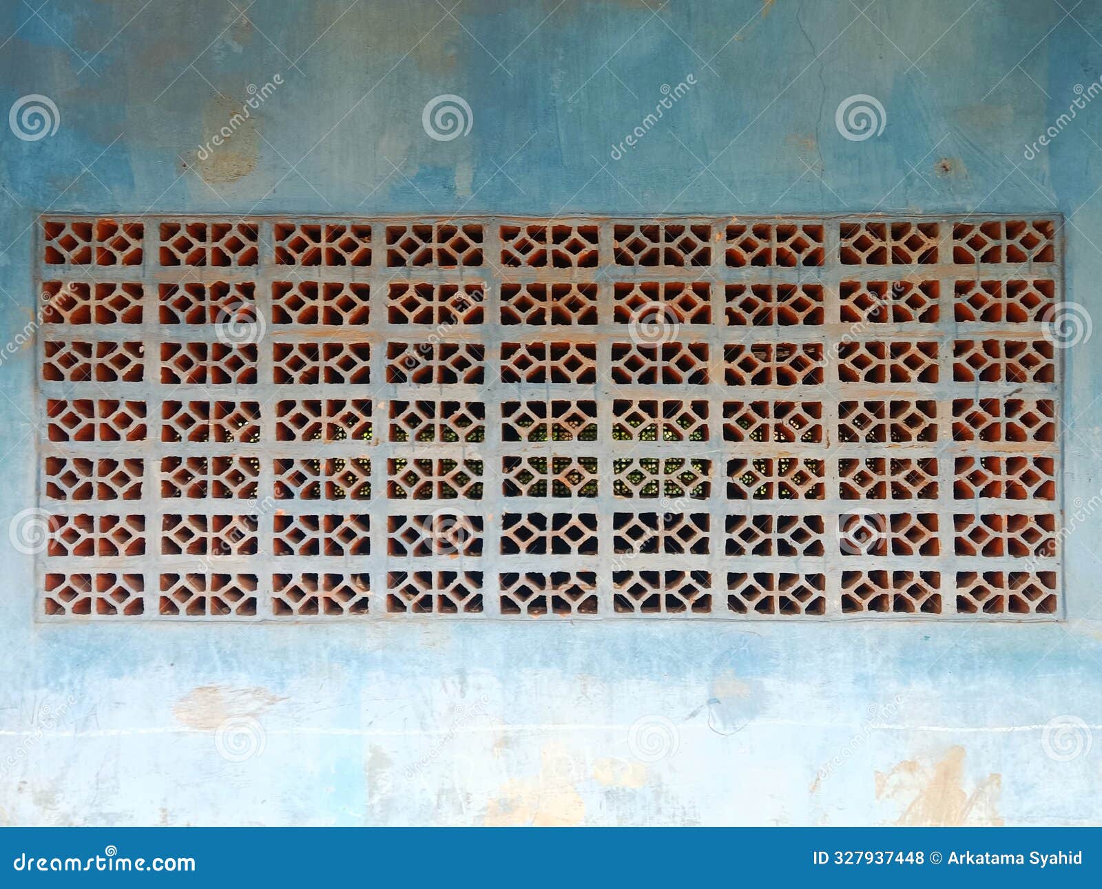 Decorative Brick Texture Background. Stock Photo Facade Fence ...