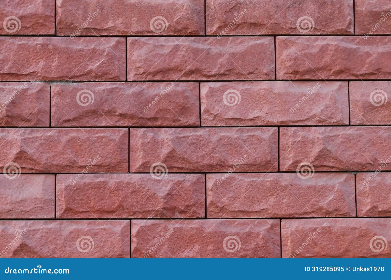 Decorative Brick Texture Background. Stock Photo Facade Fence ...