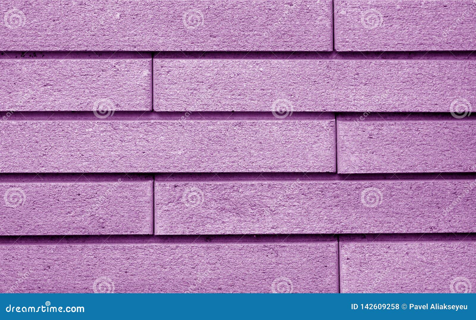 Decorative Brick Wall in Purple Color Stock Photo - Image of grain ...
