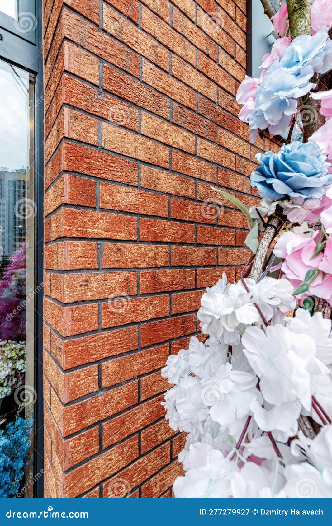 Decorative Brick. Walls Made of Old -style Brick Stock Image - Image of ...