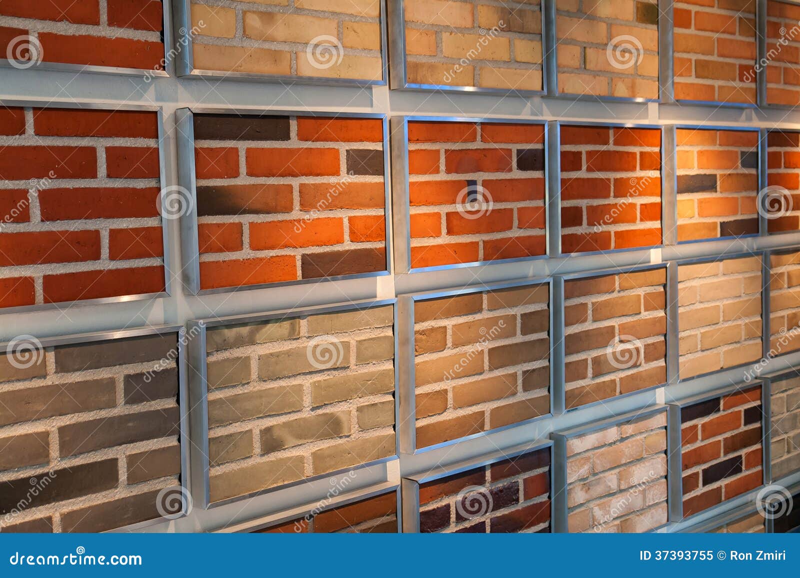 Decorative Bricks on Display Stock Image - Image of industry ...