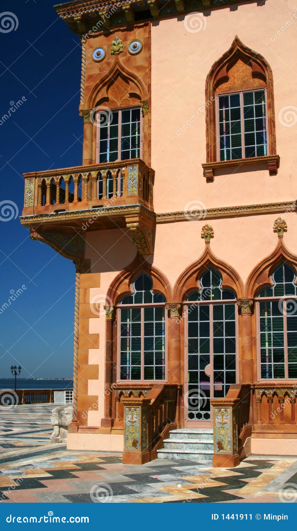 Decorative building facade stock image. Image of entry - 1441911