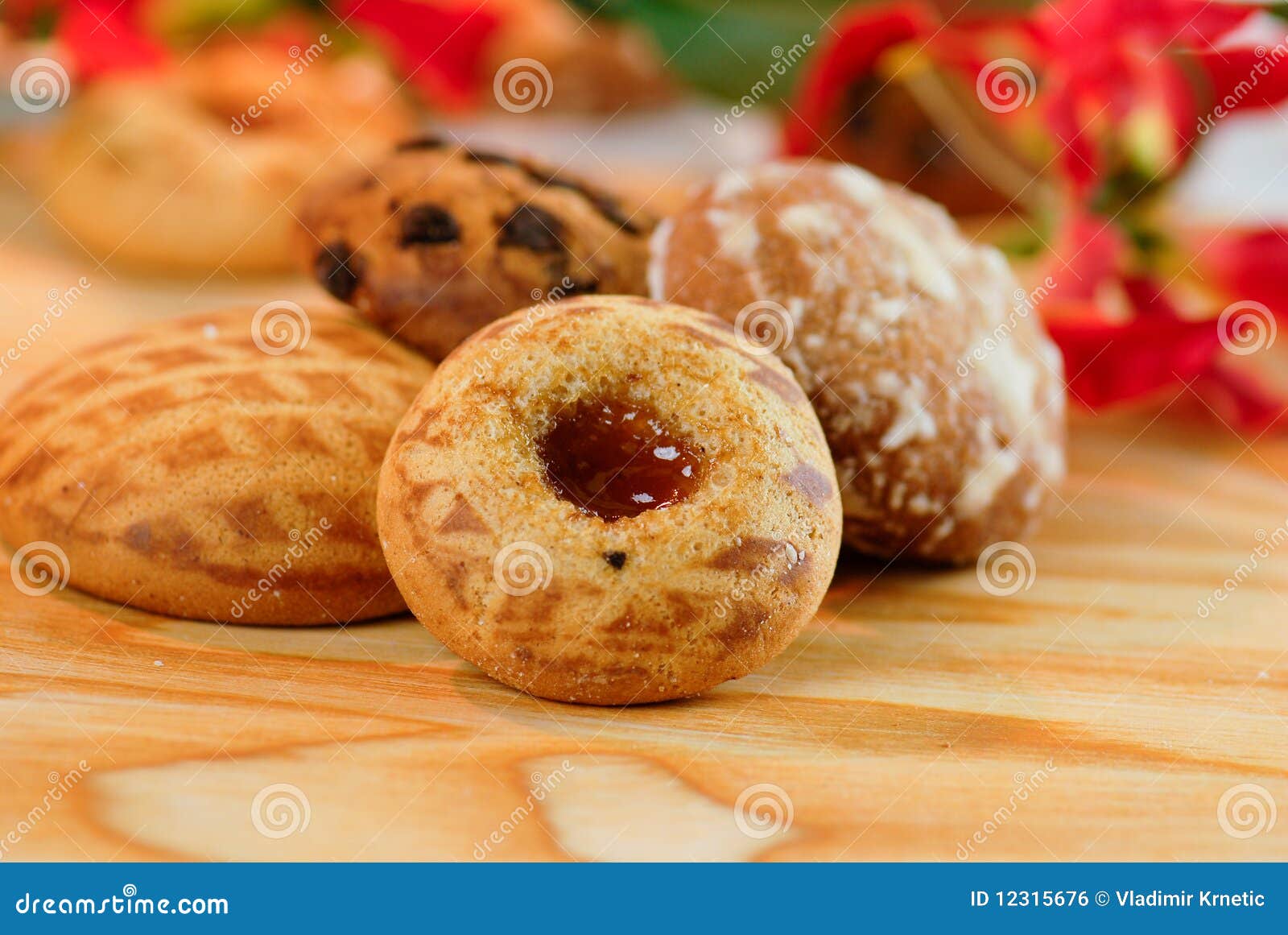 Decorative Cakes and Biscuits Stock Photo - Image of pile, details ...