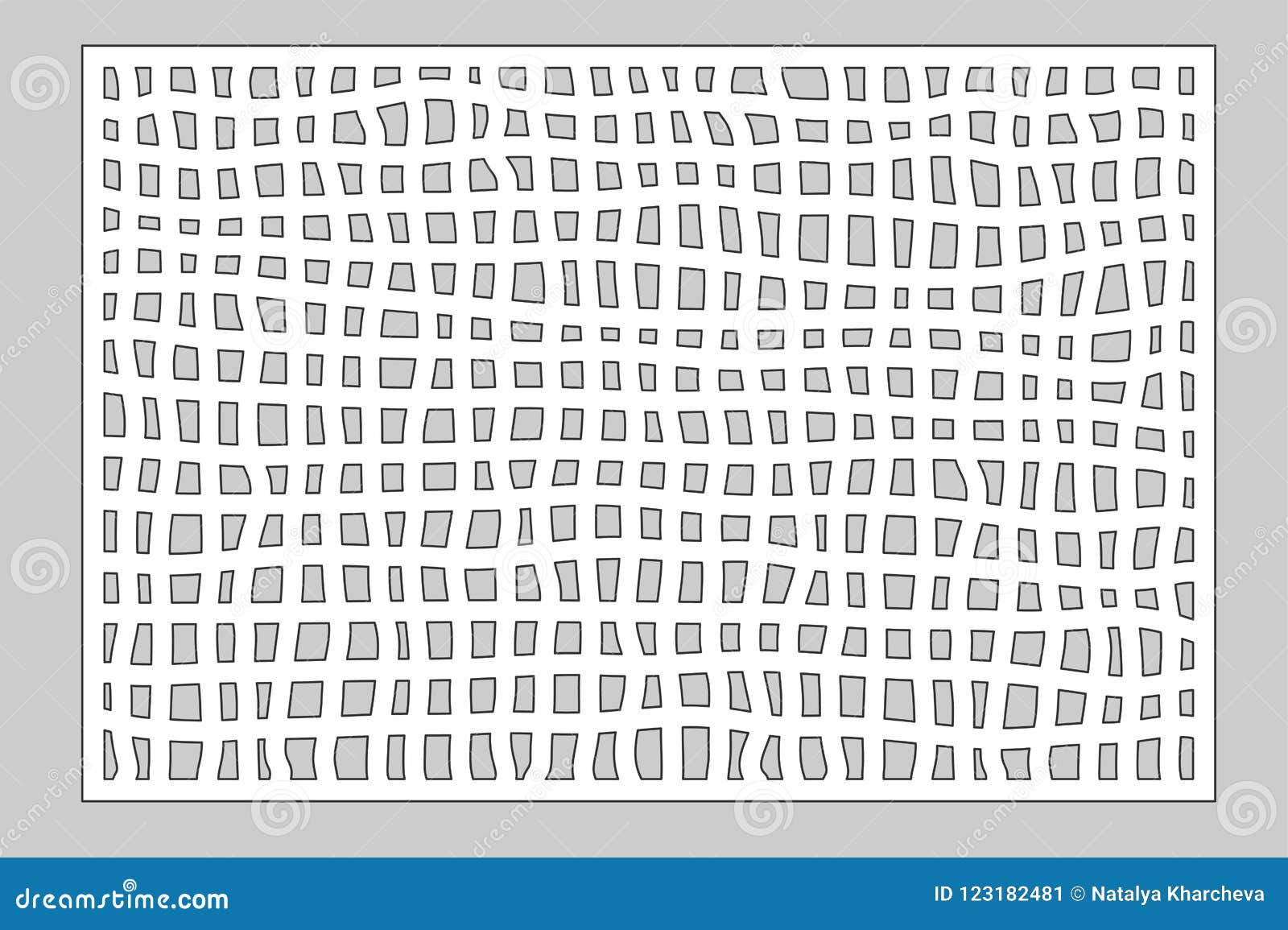 Decorative Card for Cutting Laser or Plotter. Doodle Mesh Pattern Panel ...
