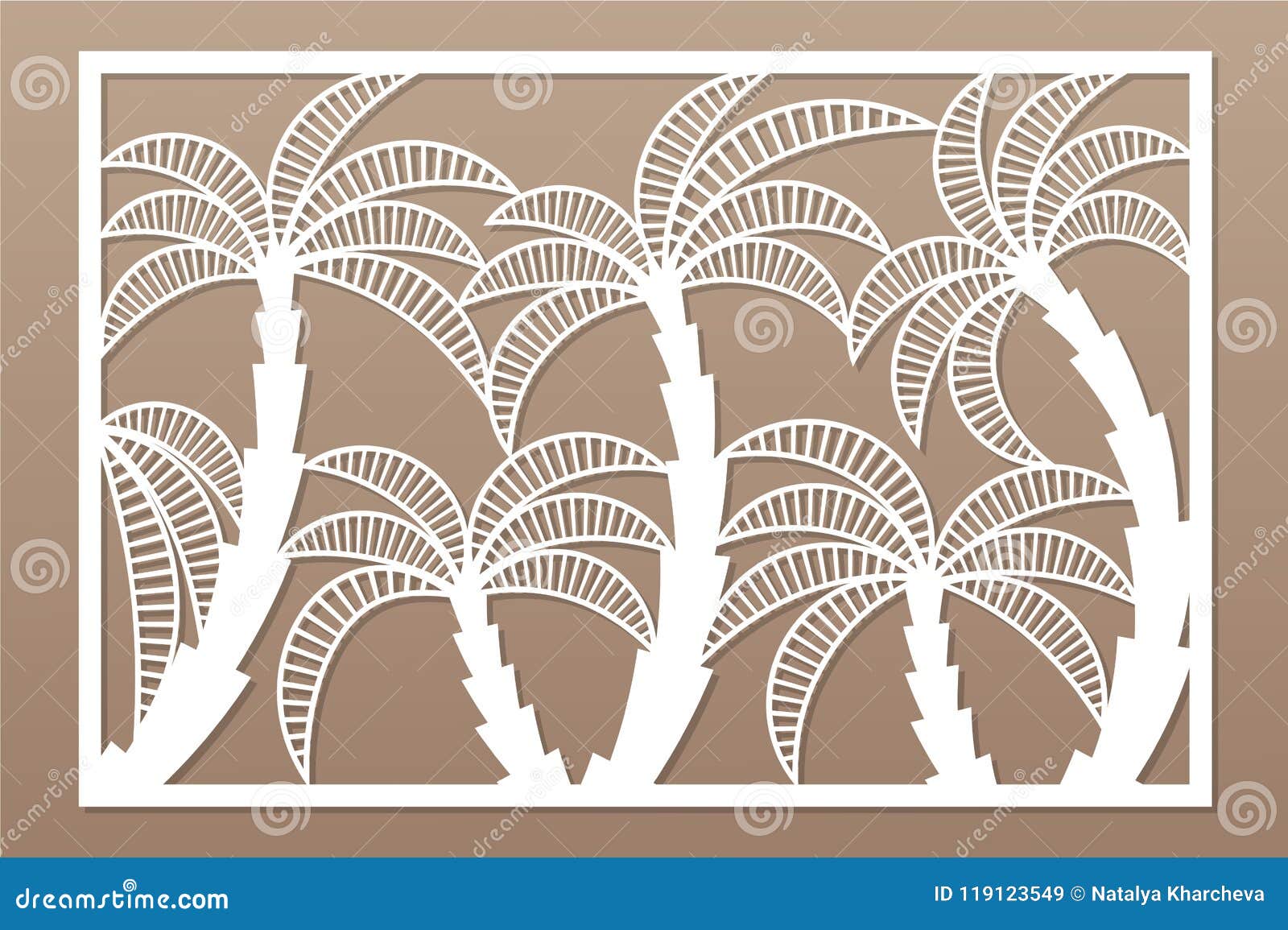 Laser Cut Leaf Template