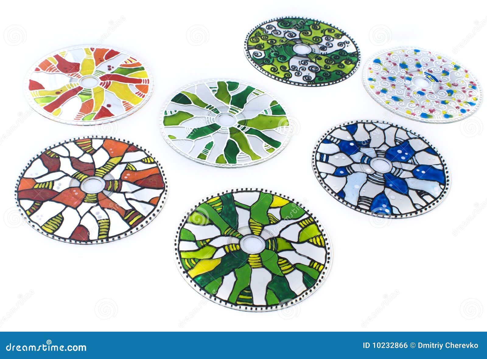 Decorative CD`s stock photo. Image of manufactory, list - 10232866