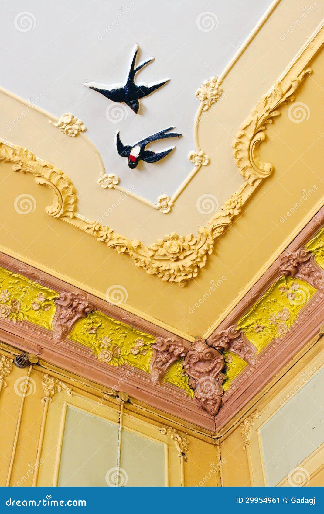 Decorative ceiling detail stock image. Image of decorative - 29954961