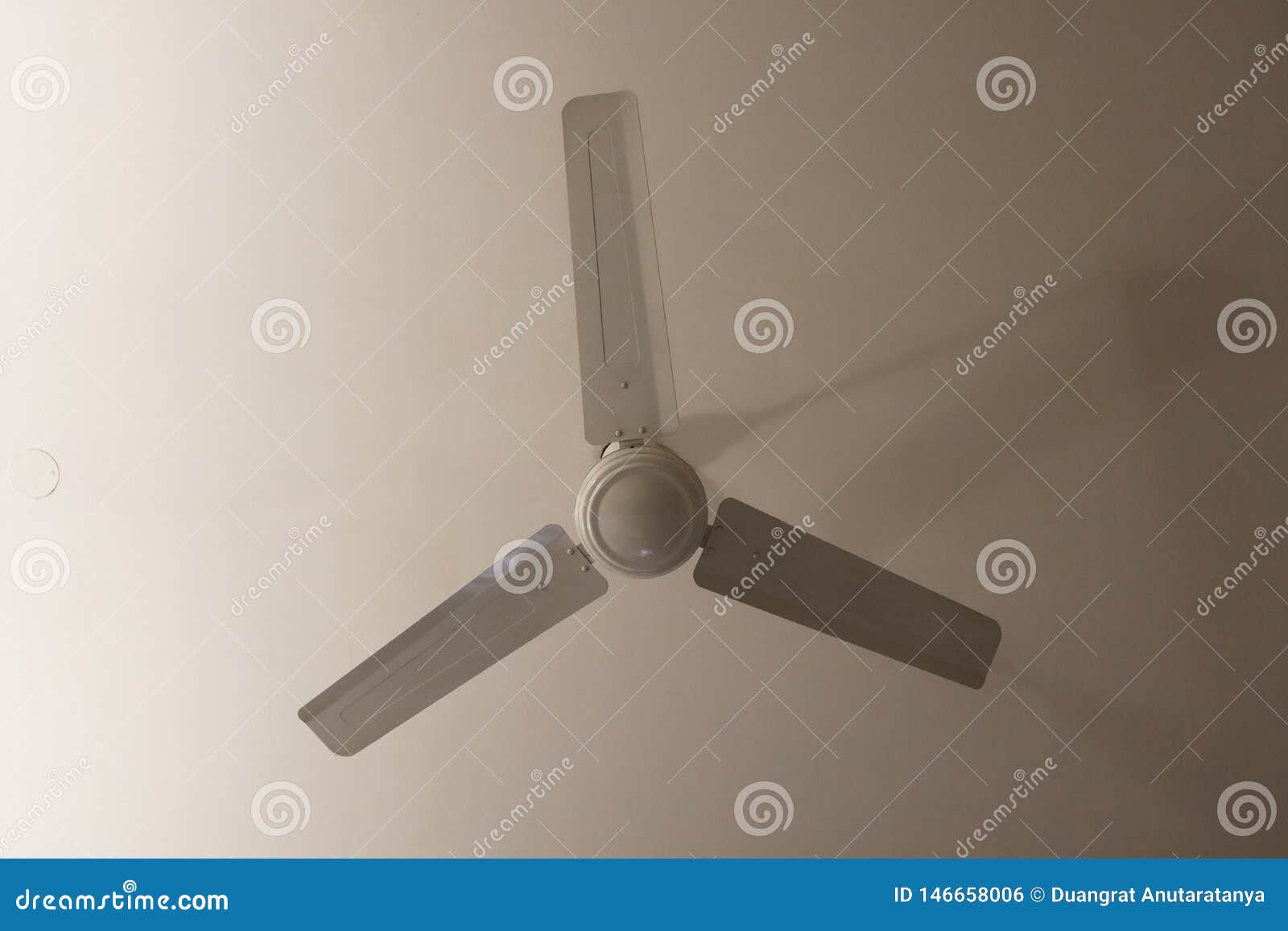 Decorative Ceiling Fan on Plain Background Stock Photo - Image of ...
