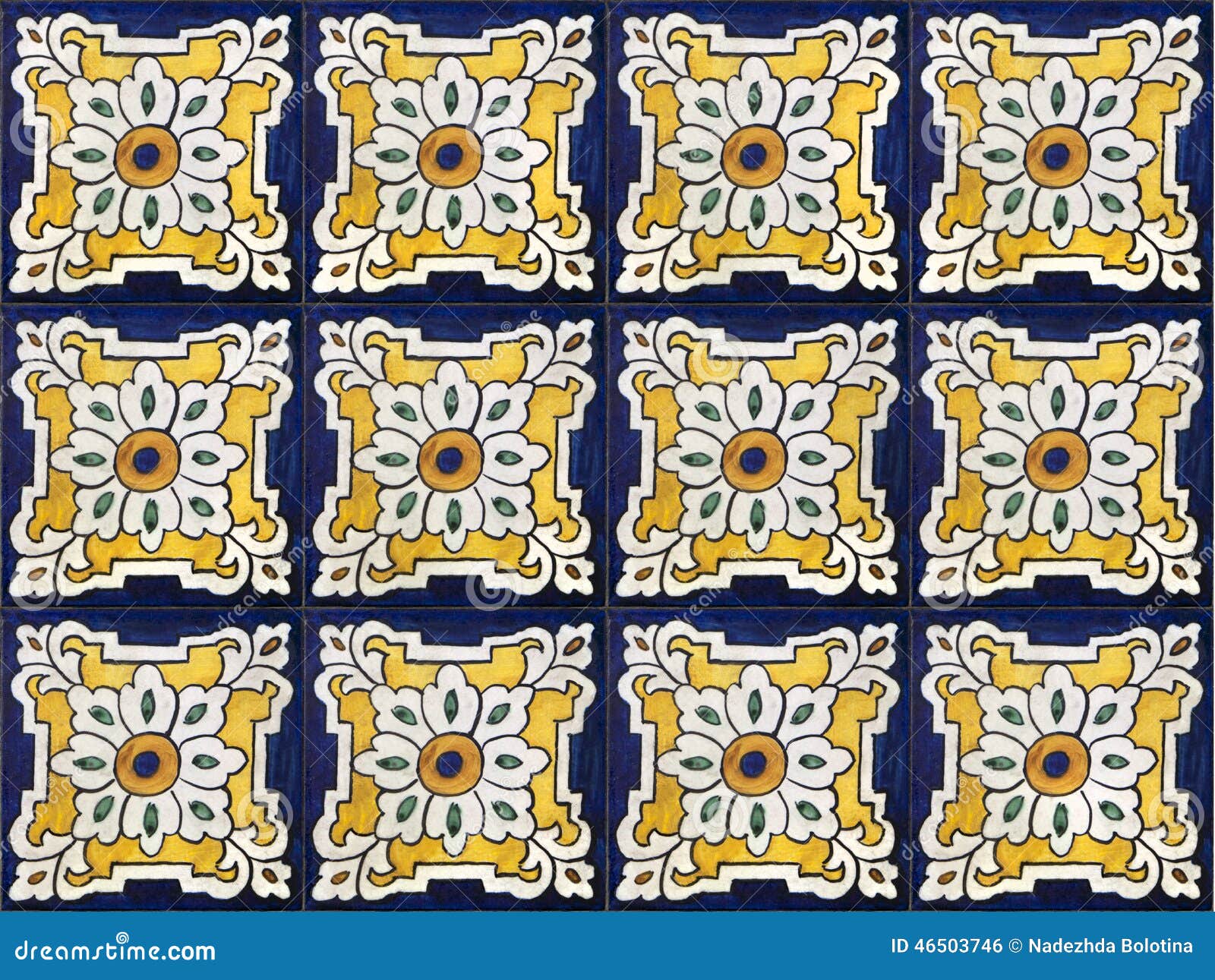 Decorative ceramic tiles stock photo. Image of culture - 46503746