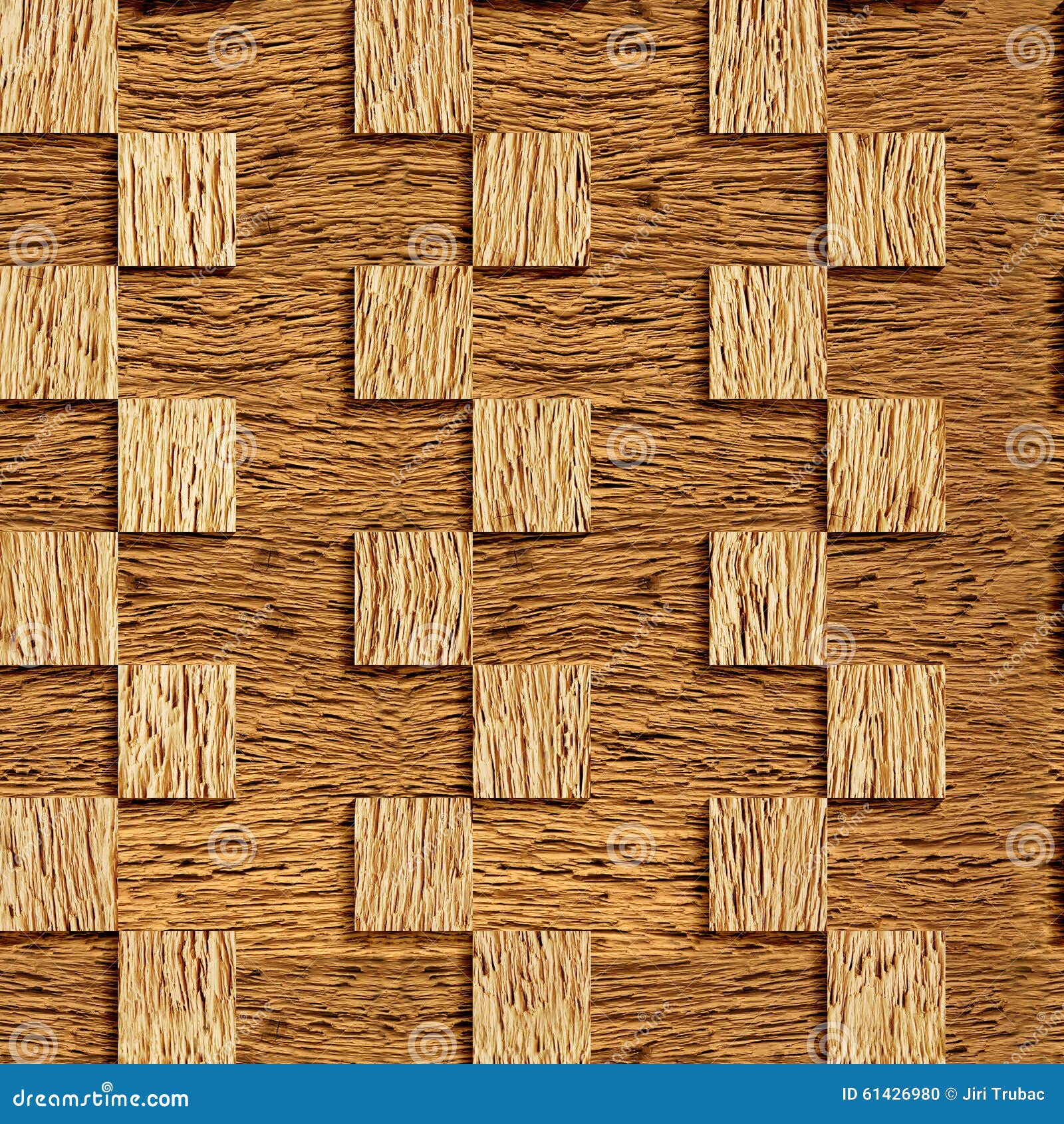 Decorative Checkered Wall - Seamless Background - Wood Wall Stock ...