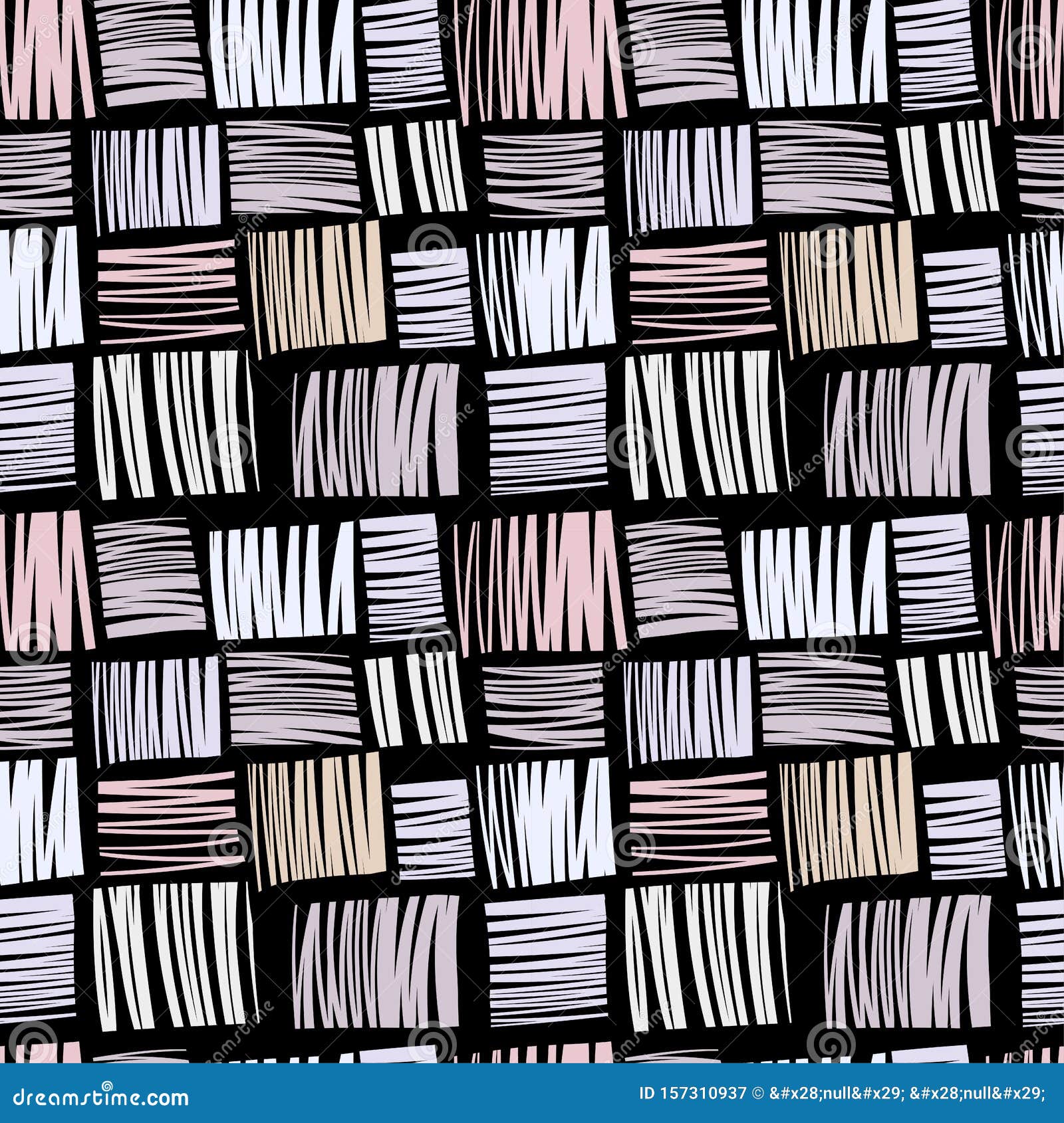 Decorative Chess Pattern. Seamless Vector Pattern. Stock Vector ...