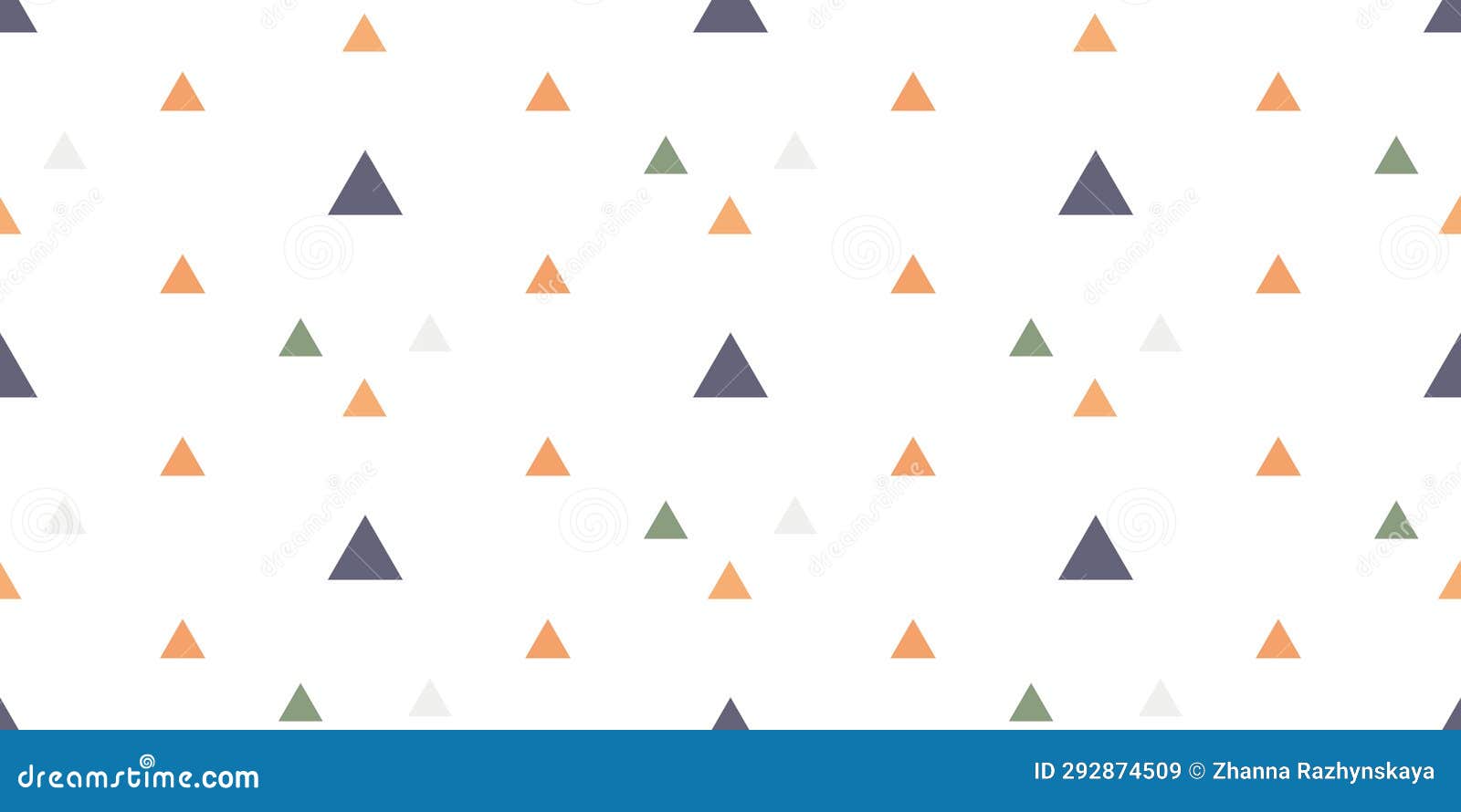 Decorative Children S Pattern of Triangles. Children S Pattern for ...