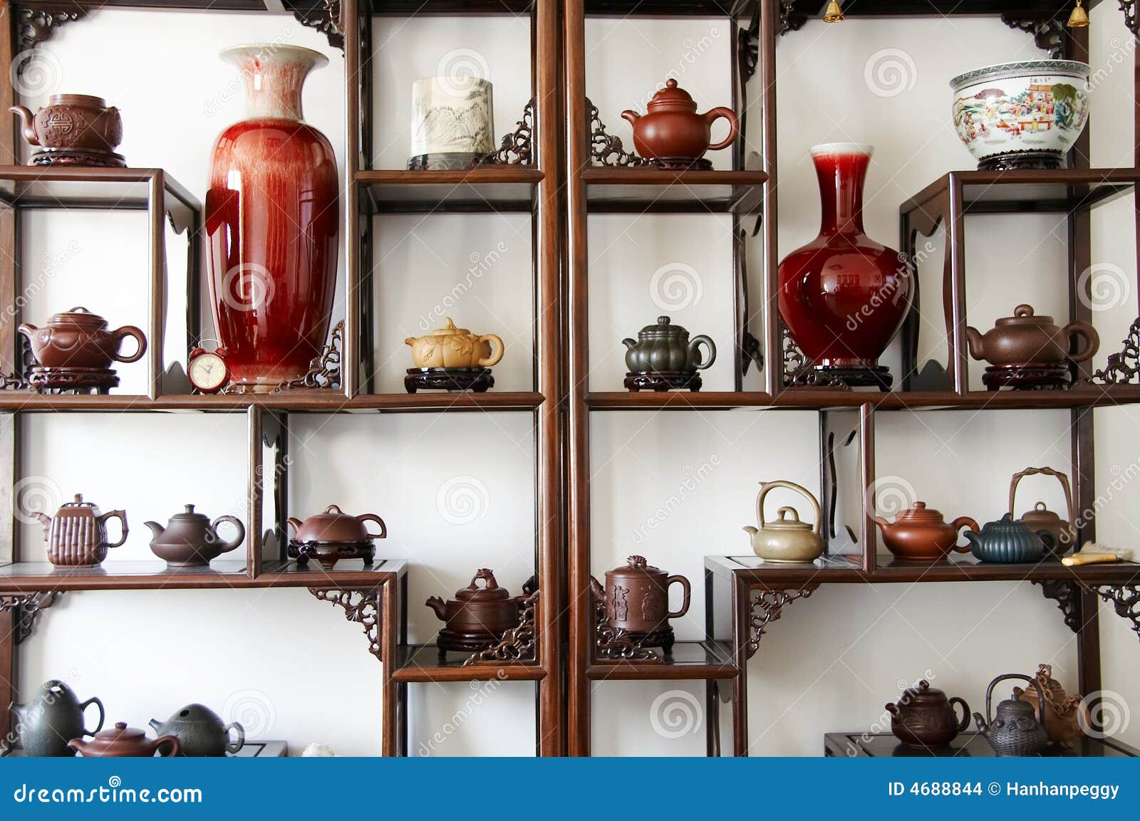 Decorative China display stock photo. Image of clay, decorative - 4688844