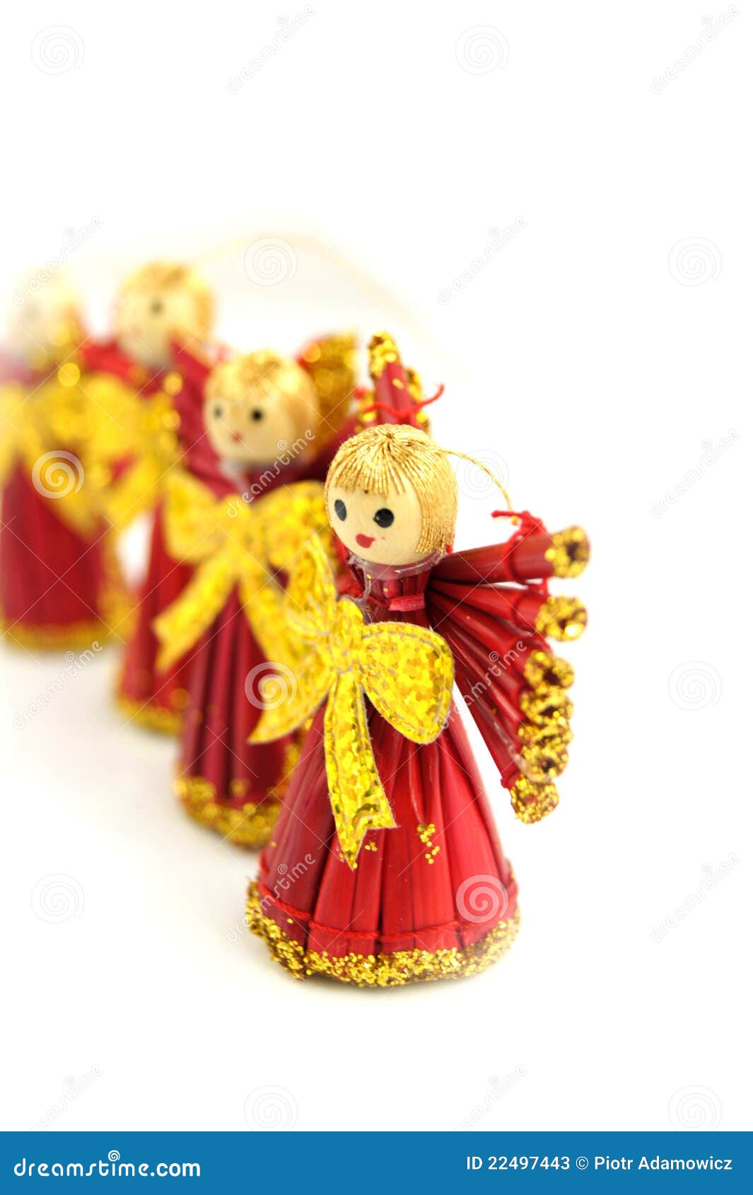 Decorative Christmas Angels Stock Image - Image of ornamentation, xmas ...