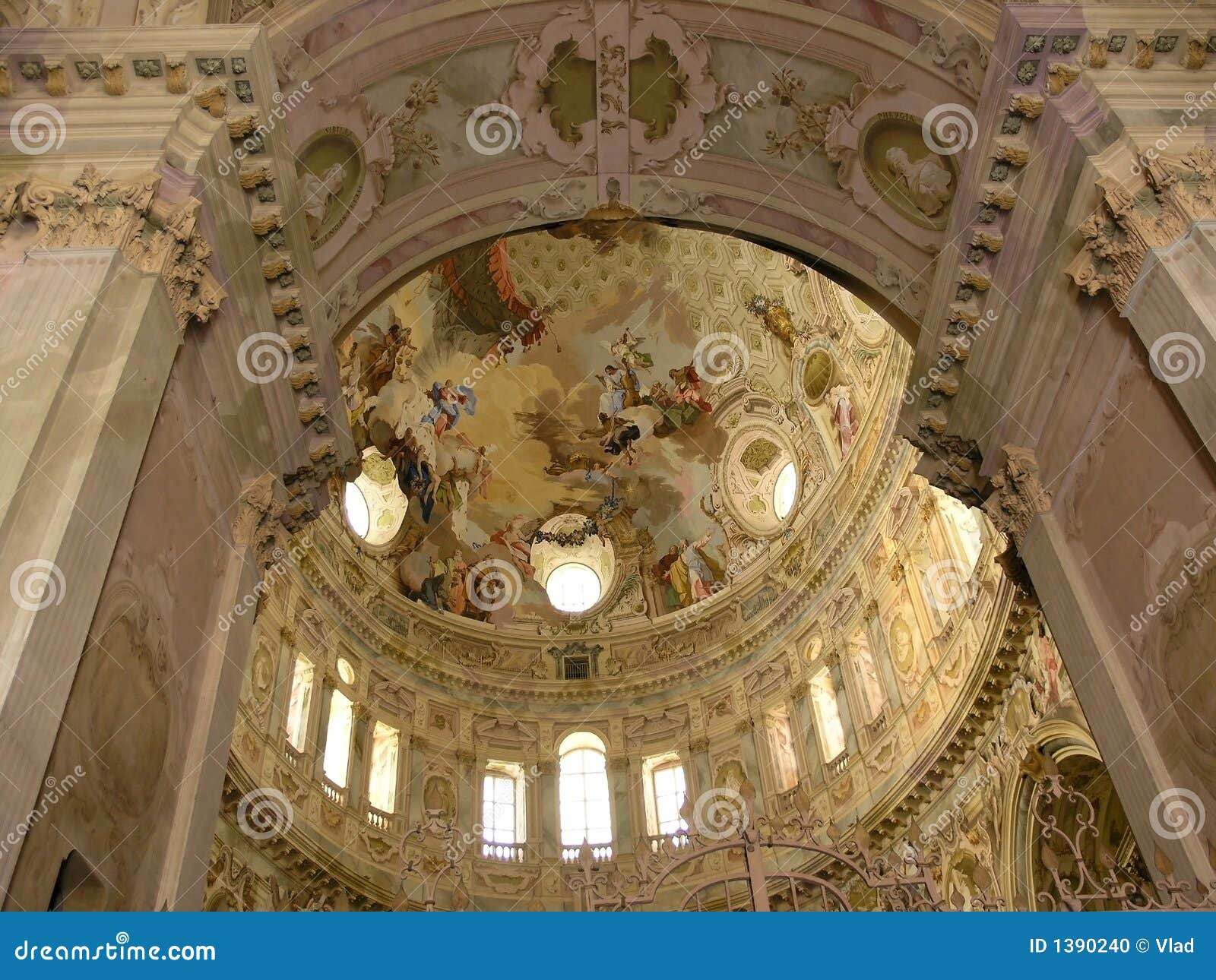 Decorative church interior stock photo. Image of decorative - 1390240