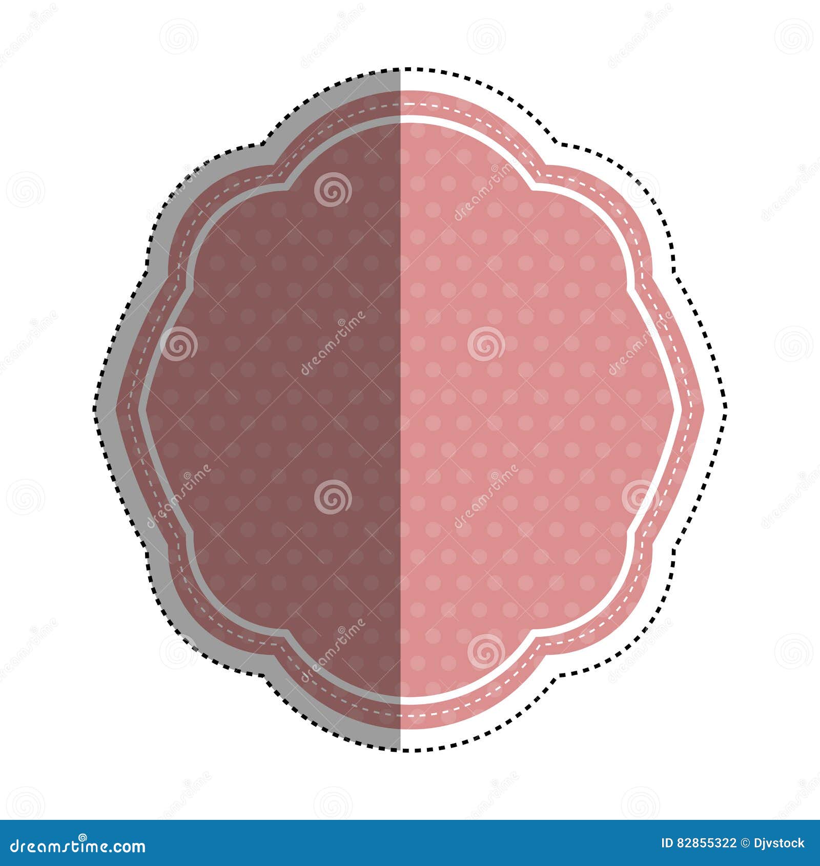 Decorative circle emblem stock vector. Illustration of insignia - 82855322