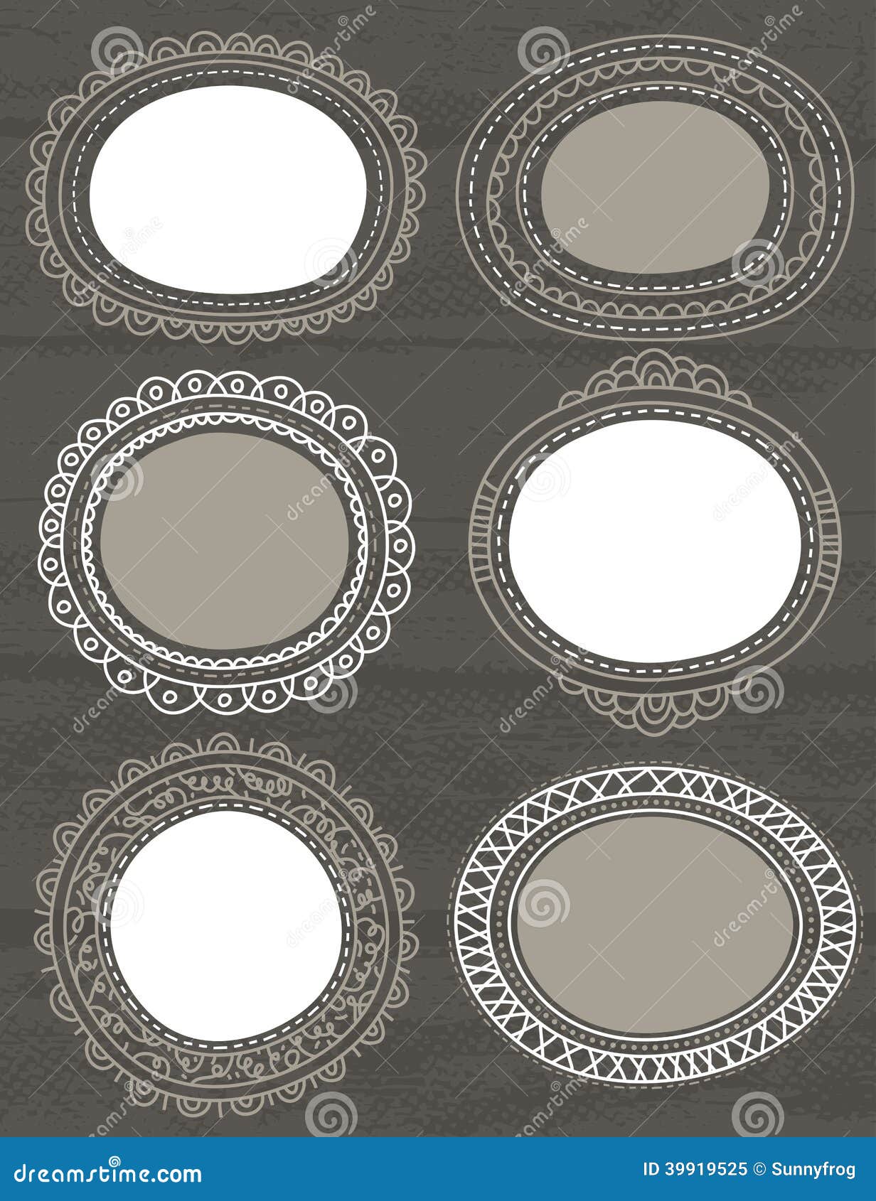Decorative Circle Labels Suitable for Design Stock Vector ...