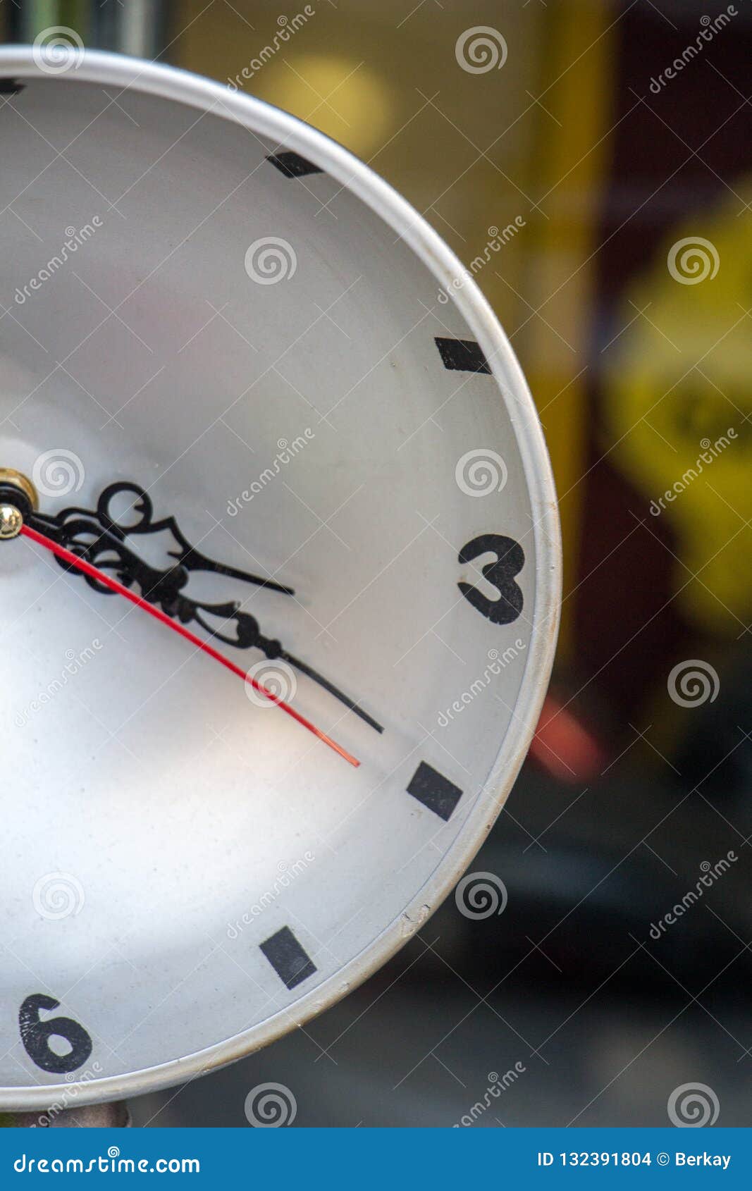 Decorative Clock in Market Place Stock Photo - Image of business ...