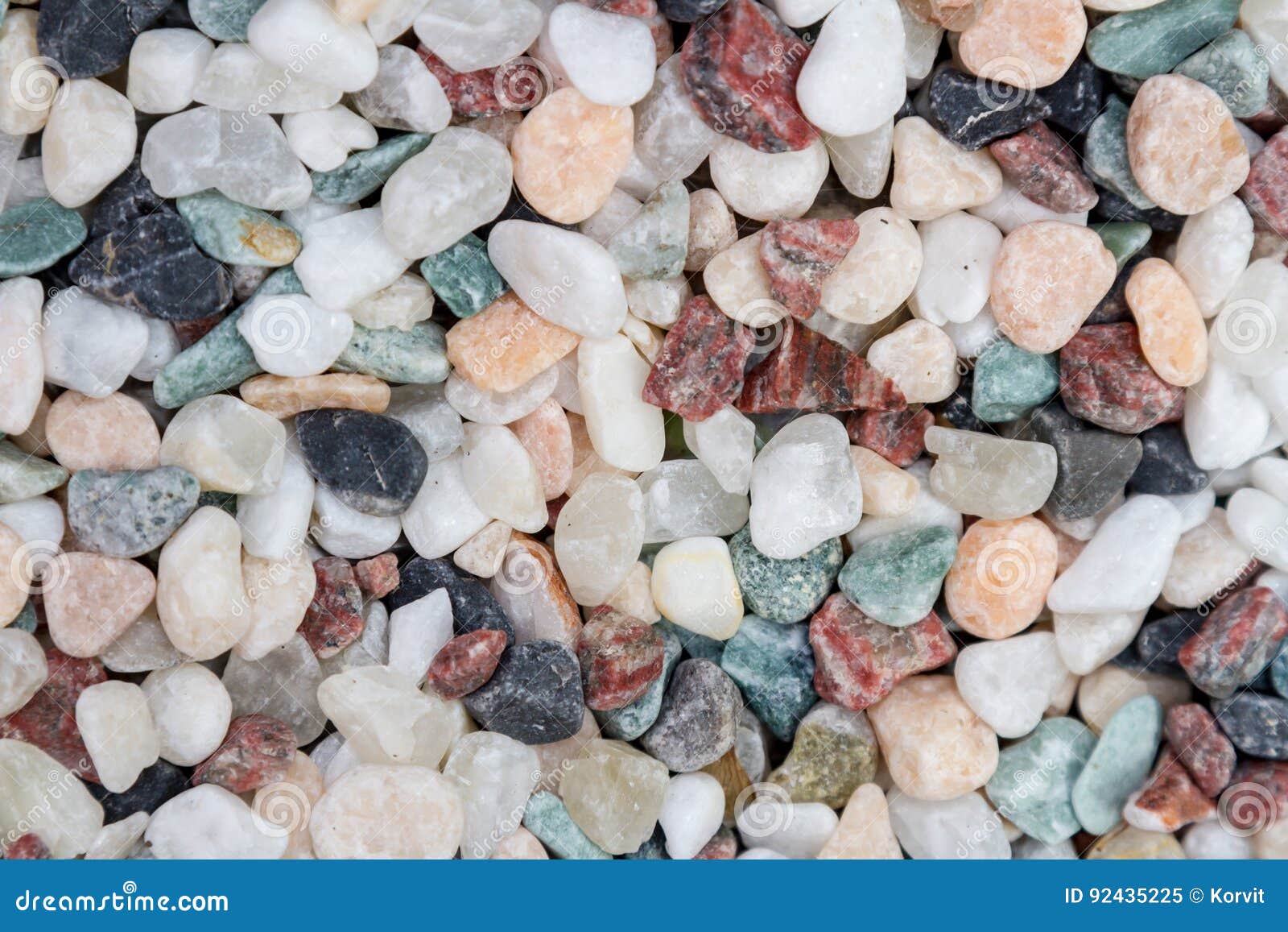 Decorative colored pebbles stock image. Image of beach - 92435225