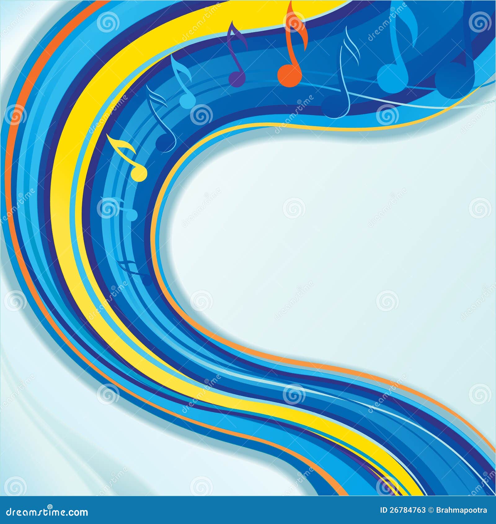 Decorative Colorful Musical Background Stock Vector - Illustration of ...