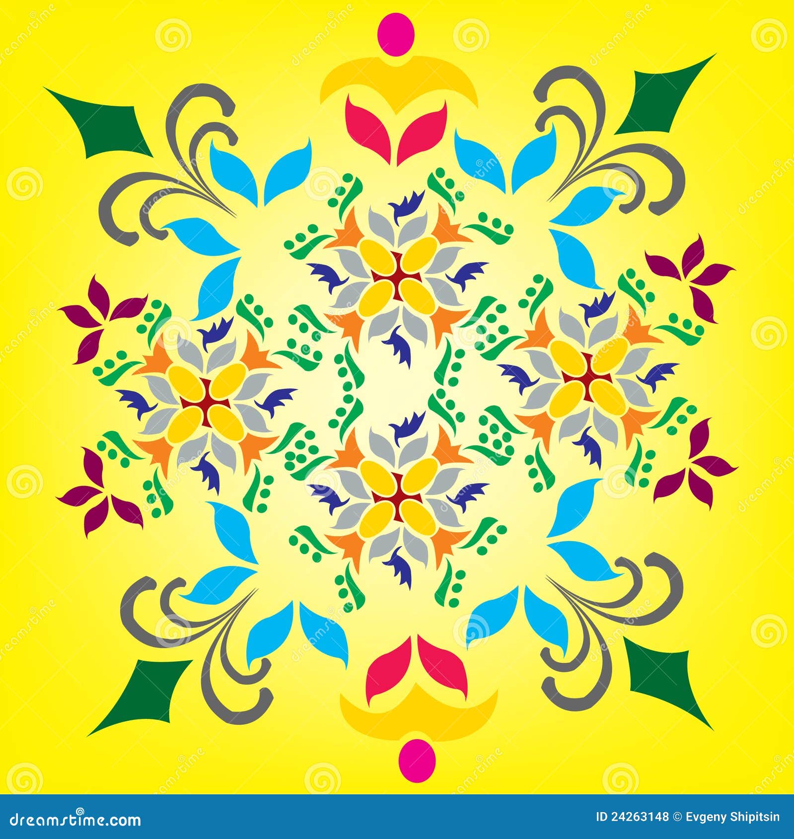 Decorative Colorful Pattern Stock Vector - Illustration of colour ...