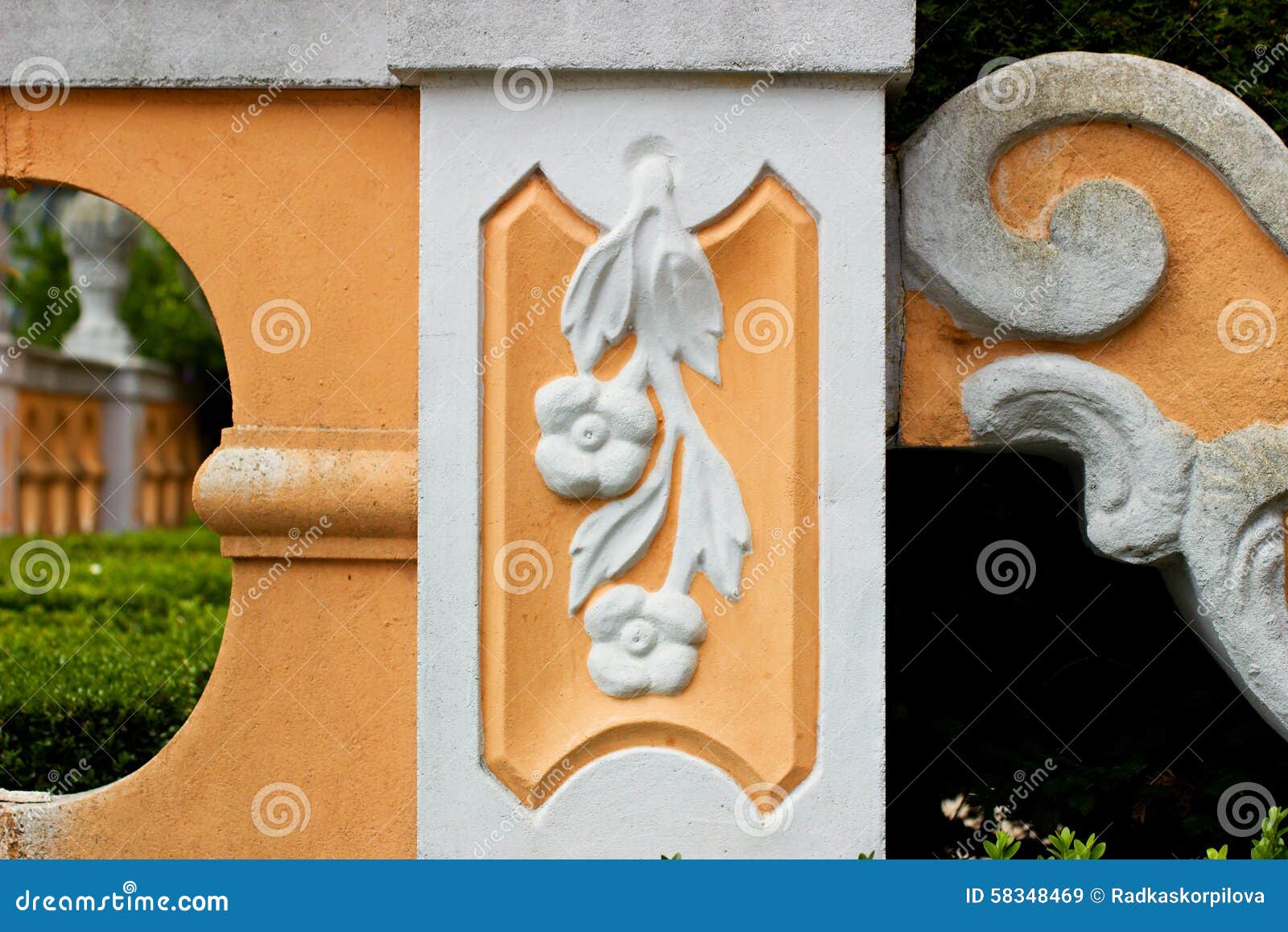 Decorative column stock image. Image of column, century - 58348469