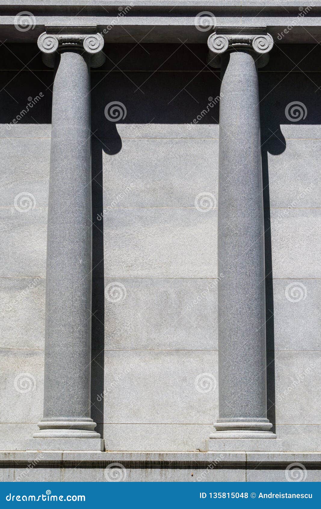 Decorative columns stock photo. Image of california - 135815048