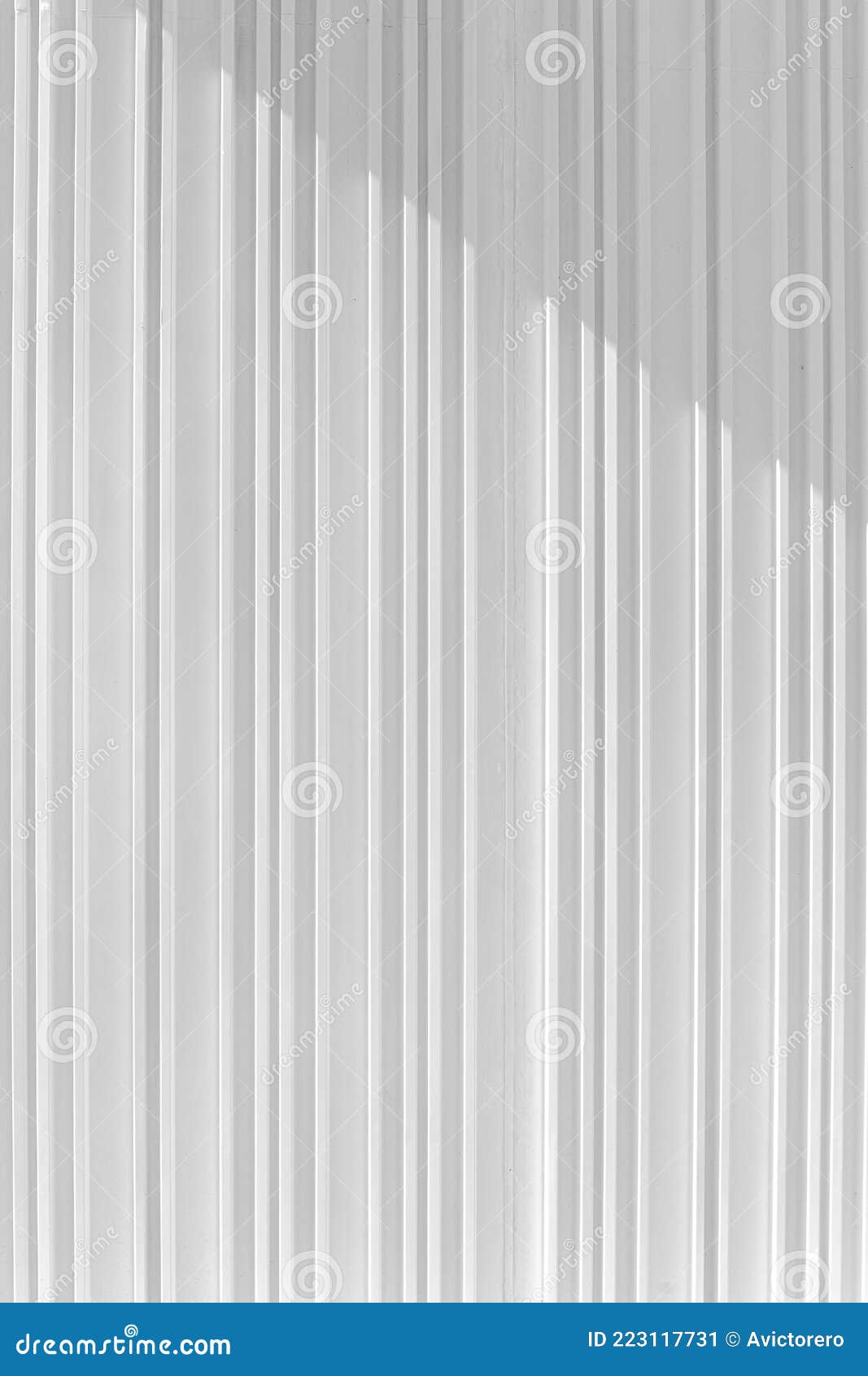 Decorative Concrete Vertical Groove Pattern of a Building Facade Stock ...