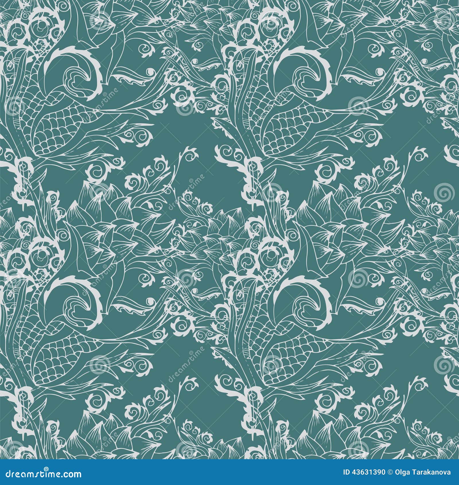 Decorative contour pattern stock vector. Illustration of contours ...