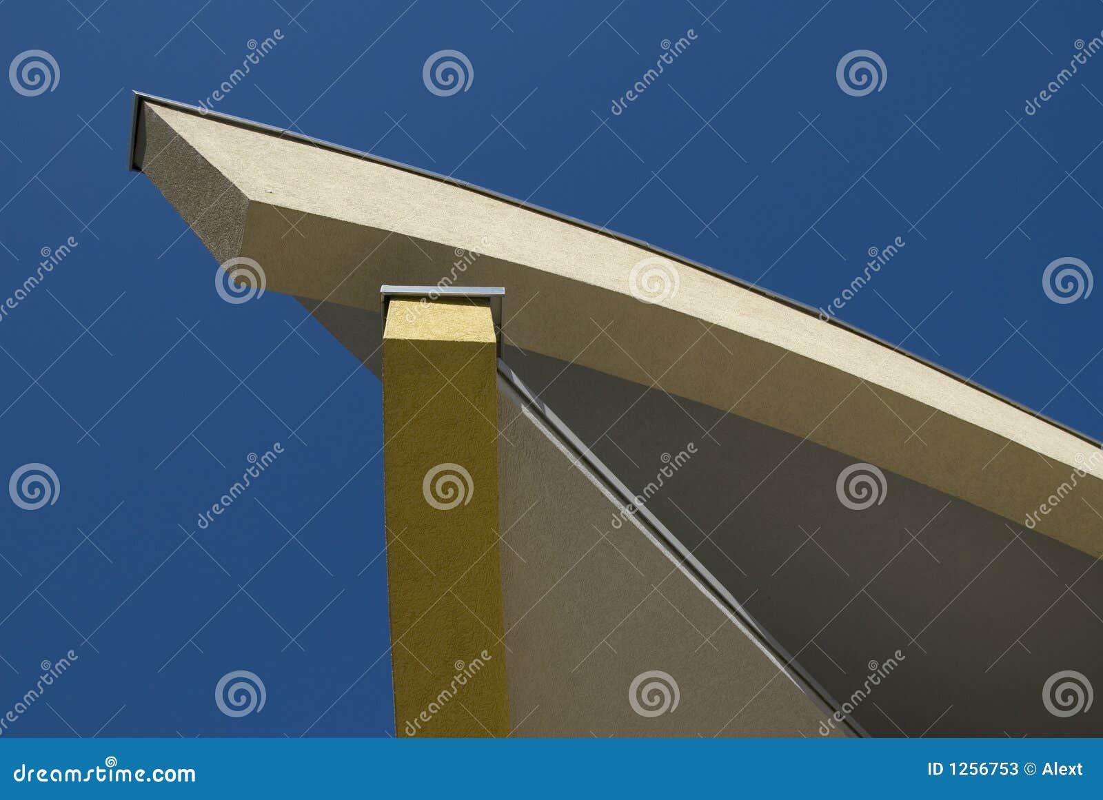 Decorative Corner of Building Stock Image - Image of decorative ...