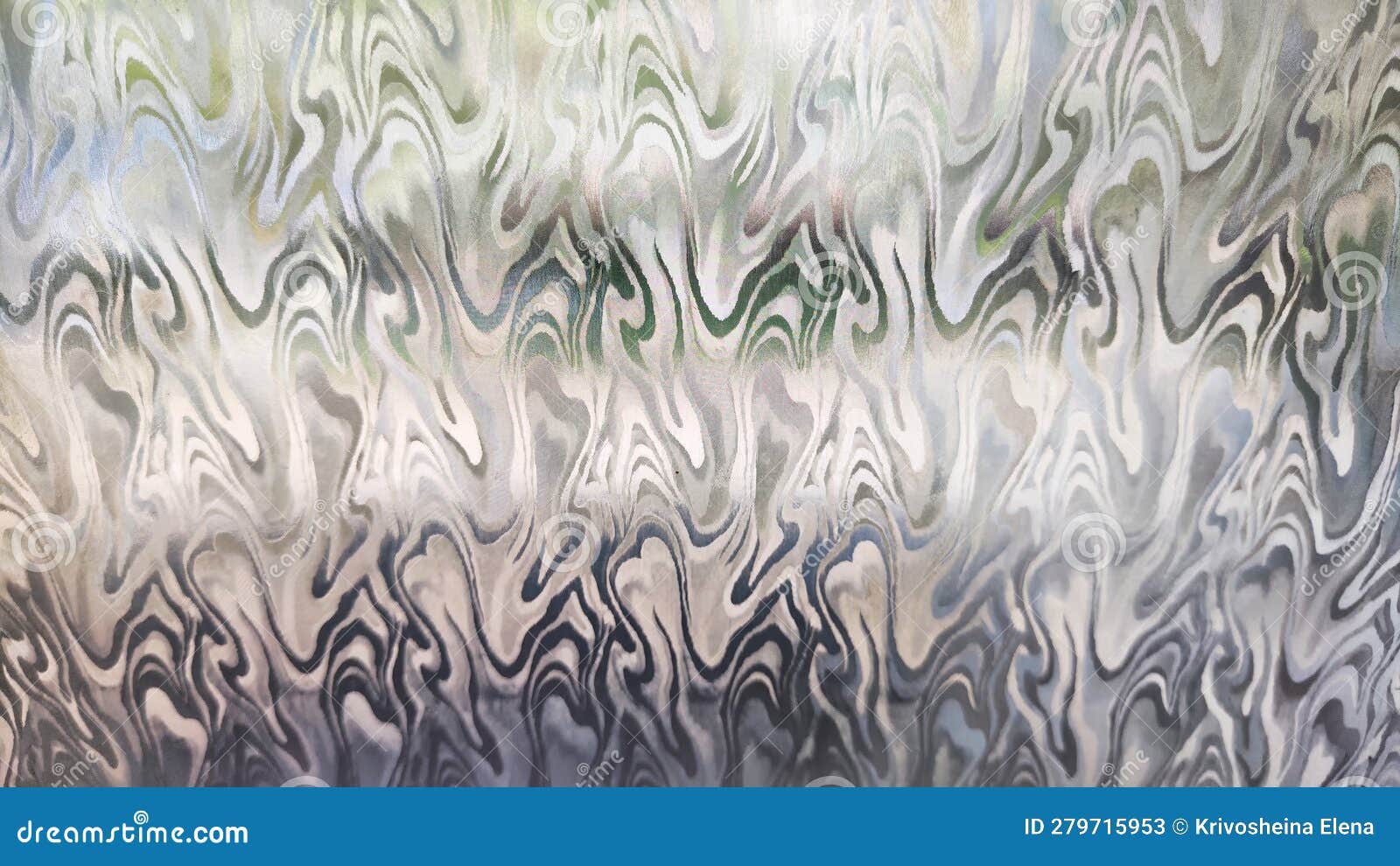 Decorative Corrugated Translucent Glass with Green Color. Abstract ...