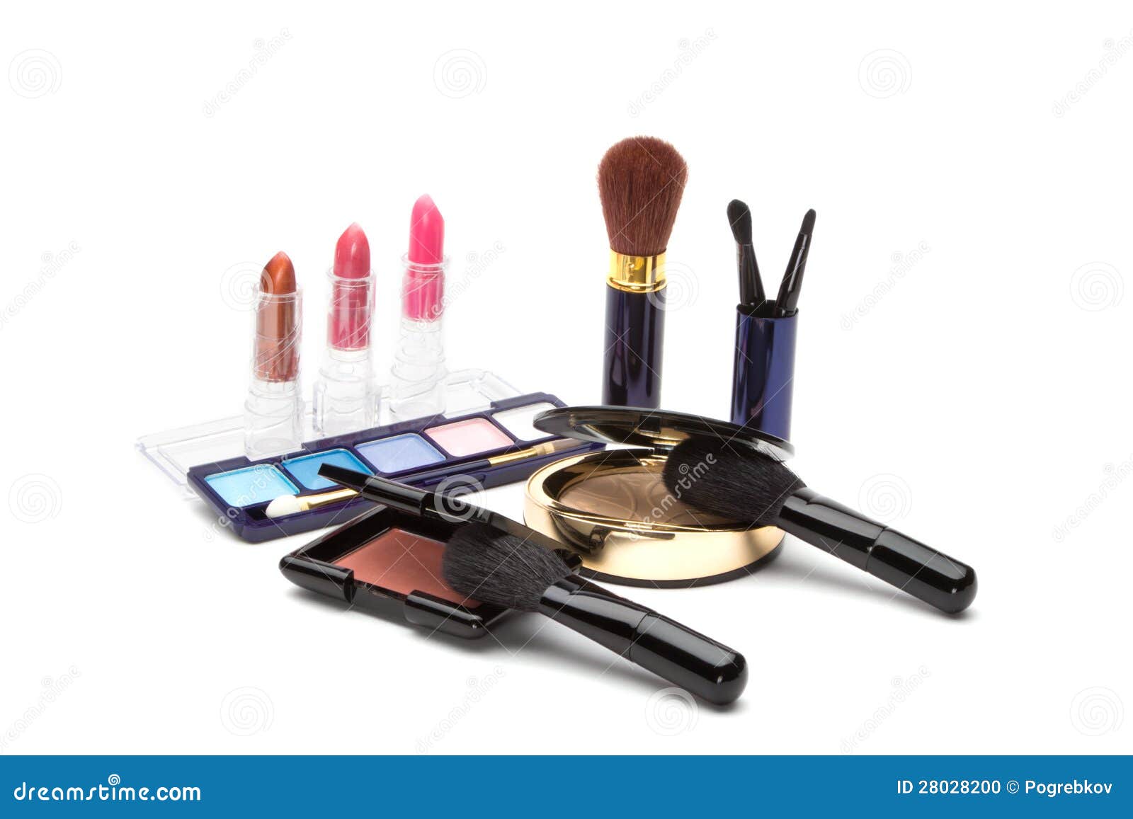 Decorative cosmetics stock photo. Image of face, color - 28028200