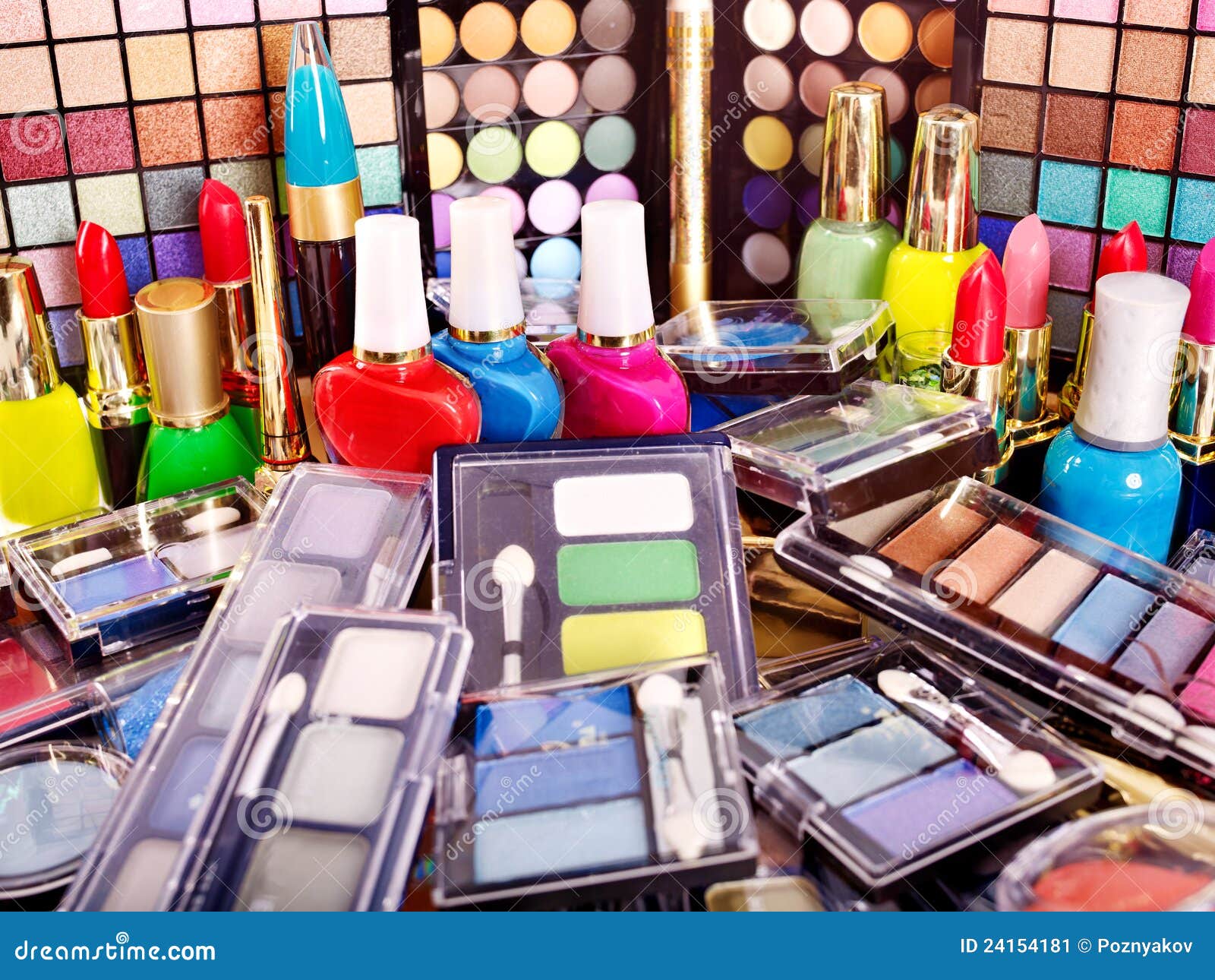 Decorative Cosmetics for Makeup. Stock Image - Image of cosmetic ...