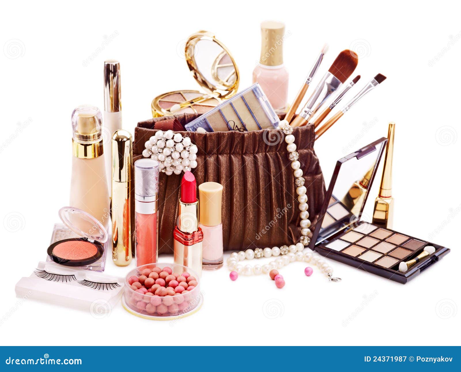 Decorative Cosmetics for Makeup. Stock Image - Image of care, lipstick ...