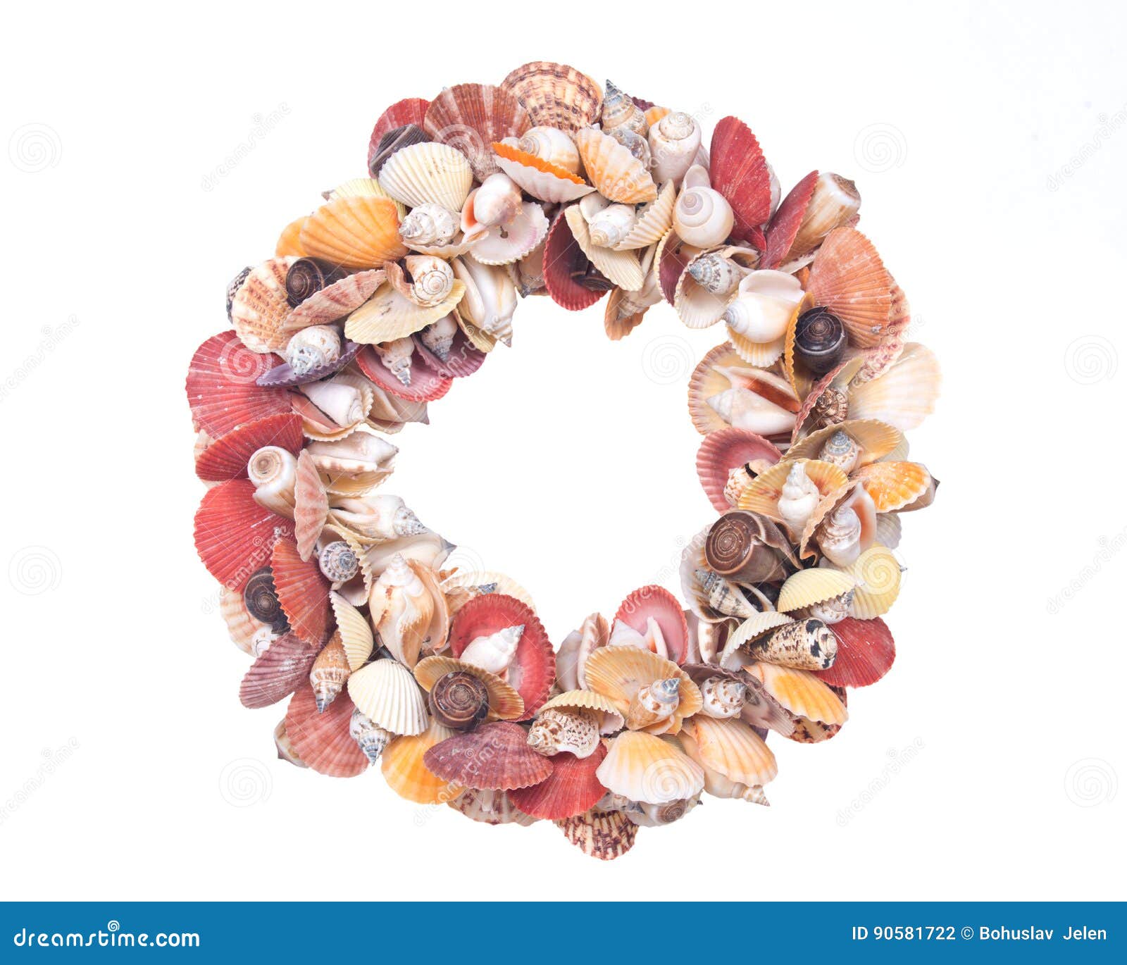 Decorative Crown Made of Seashells Stock Photo - Image of ocean, beach ...